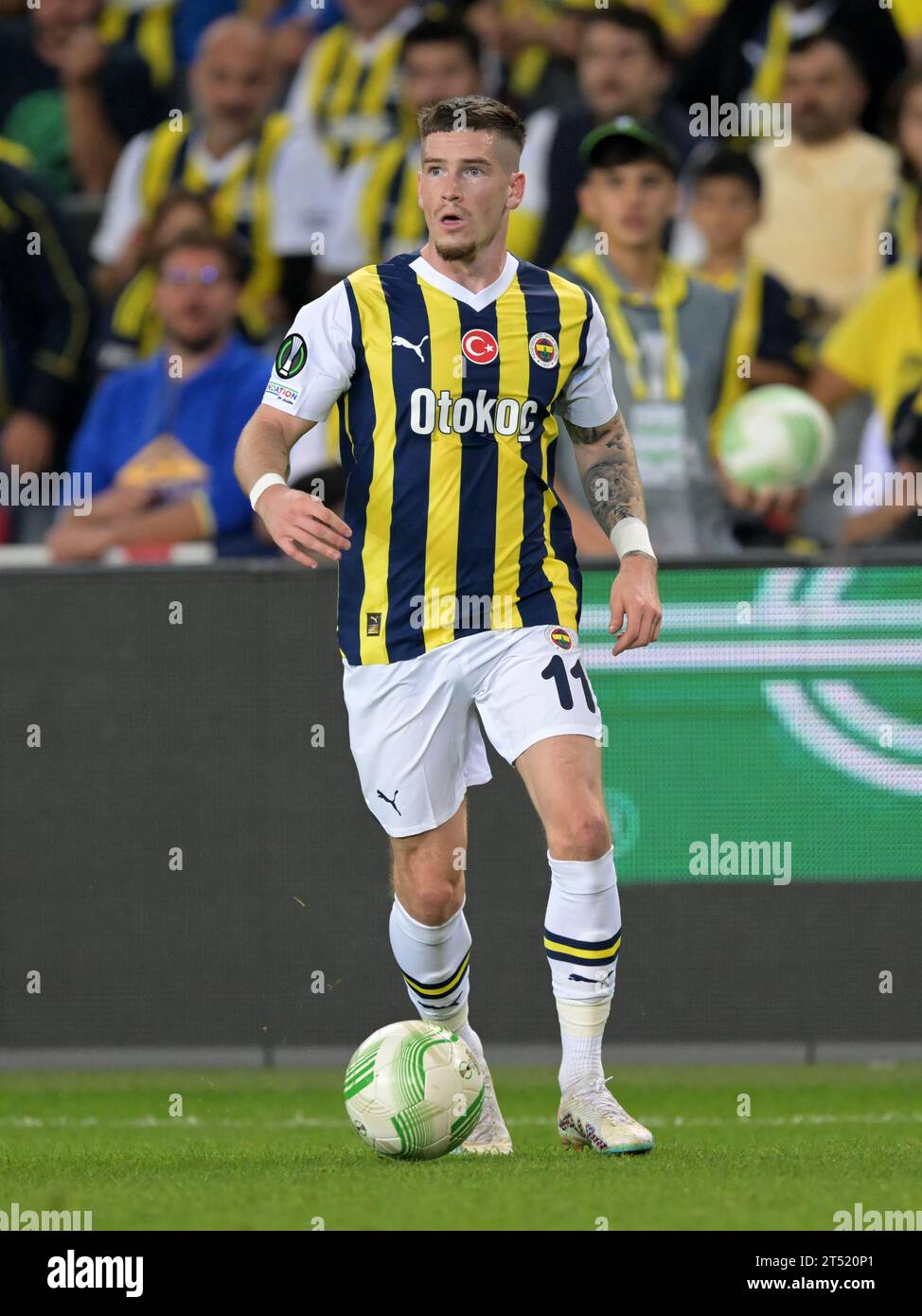 ISTANBUL - Ryan Kent of Fenerbahce SK during the UEFA Conference League ...