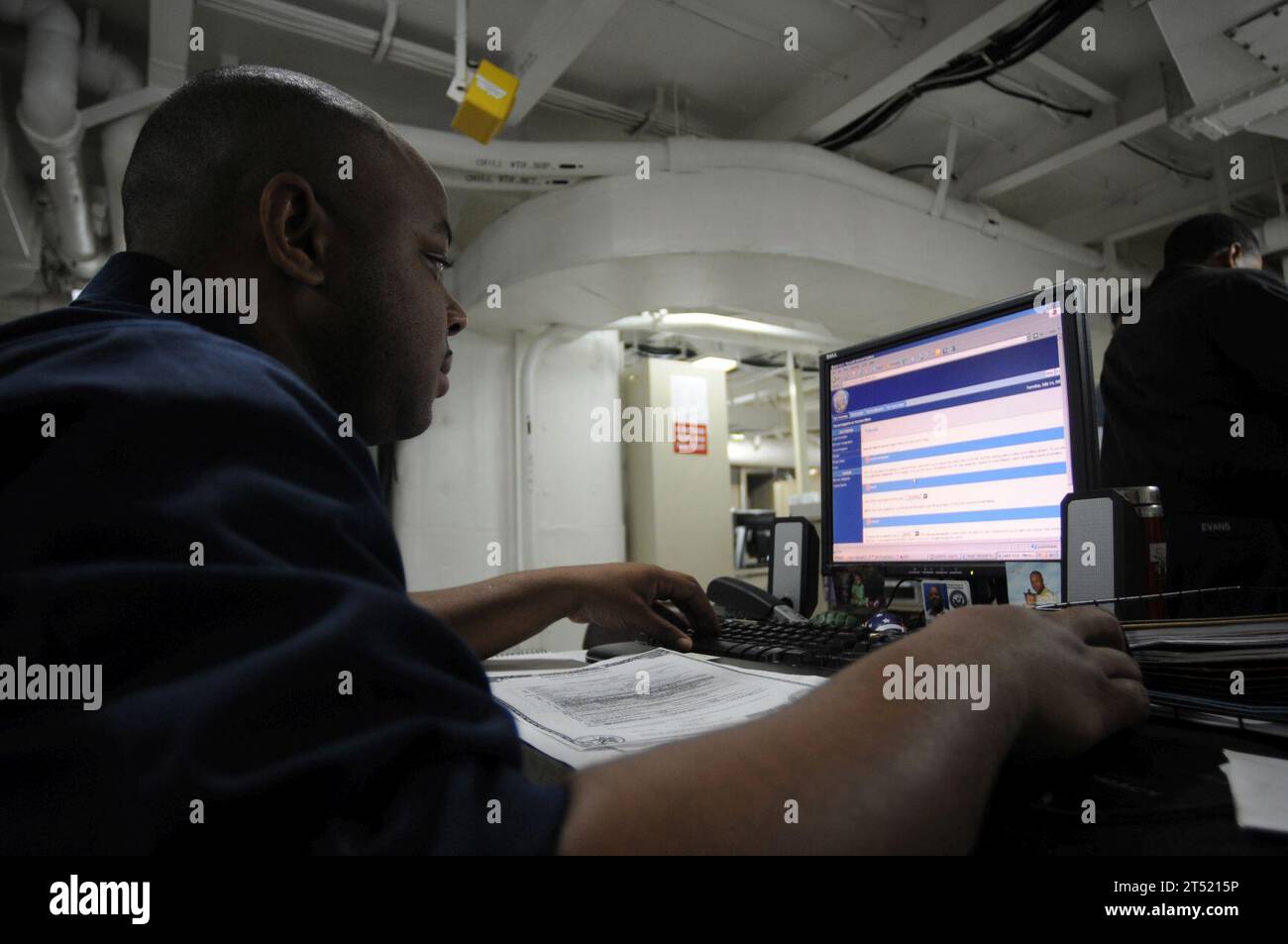 admin, administrative, computer, education, people, underway Stock ...