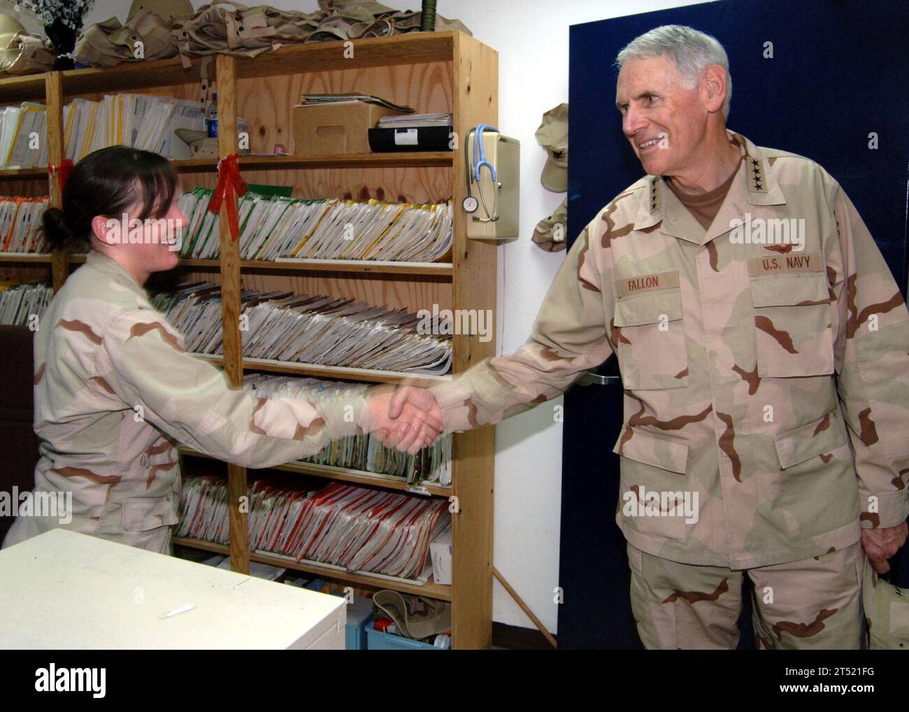 admiral william j. fallon, Camp Lemonier, CJTF-HOA, Djibouti Stock ...