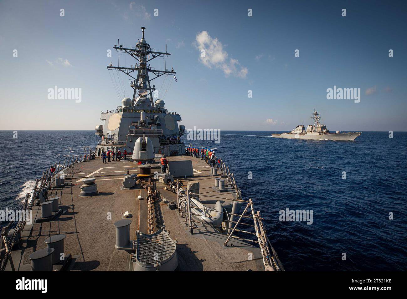 Mediterranean Sea. 16th Oct, 2023. The Arleigh Burke-class guided ...