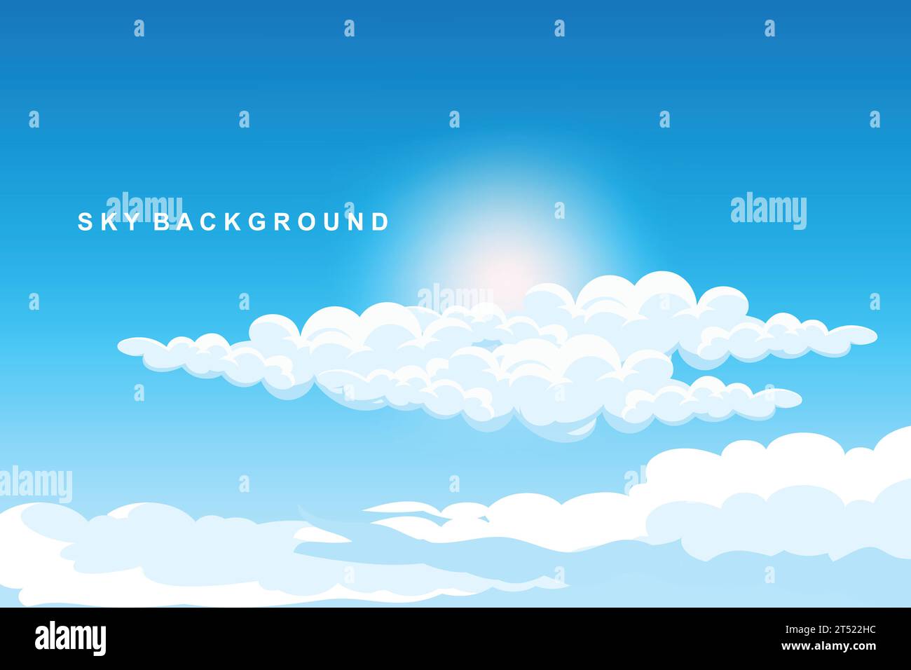 Blue sky backgrounds Stock Vector Images - Alamy