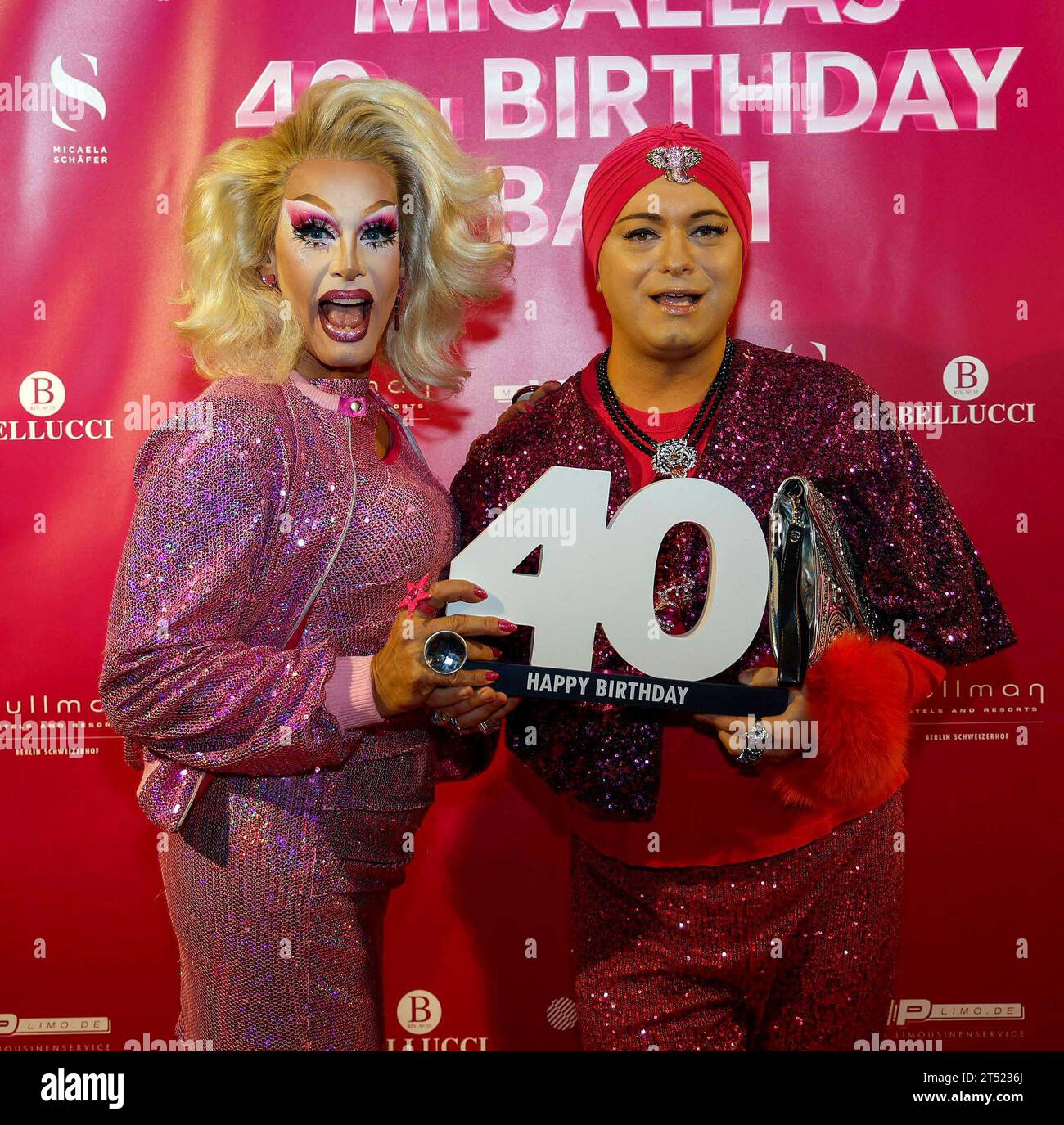 Ruda Puda, Julian F.M. Stöckel bei Micas 40th Birthday Bash Party im ...