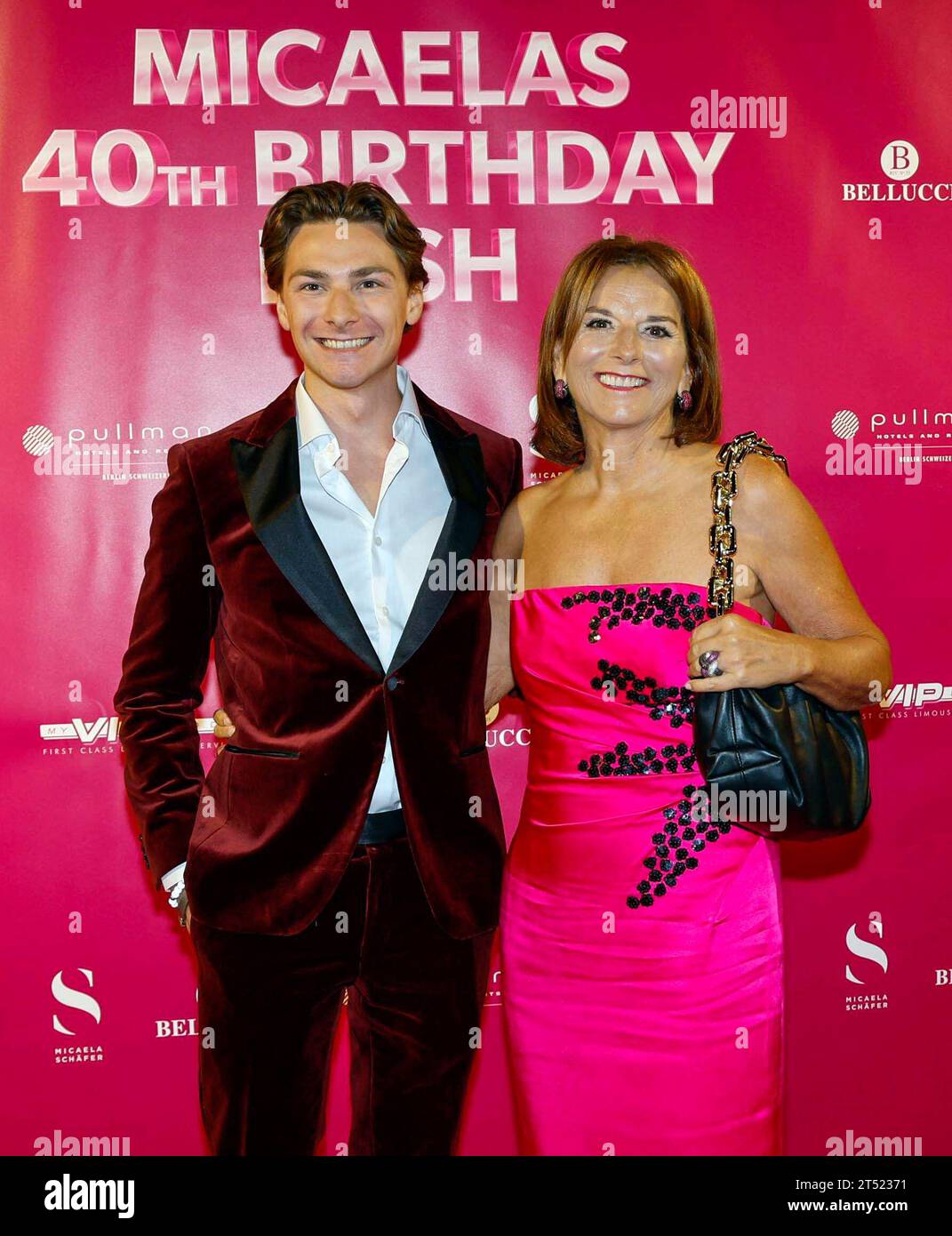 Max Suhr, Claudia Obert bei Micas 40th Birthday Bash Party im Bellucci ...
