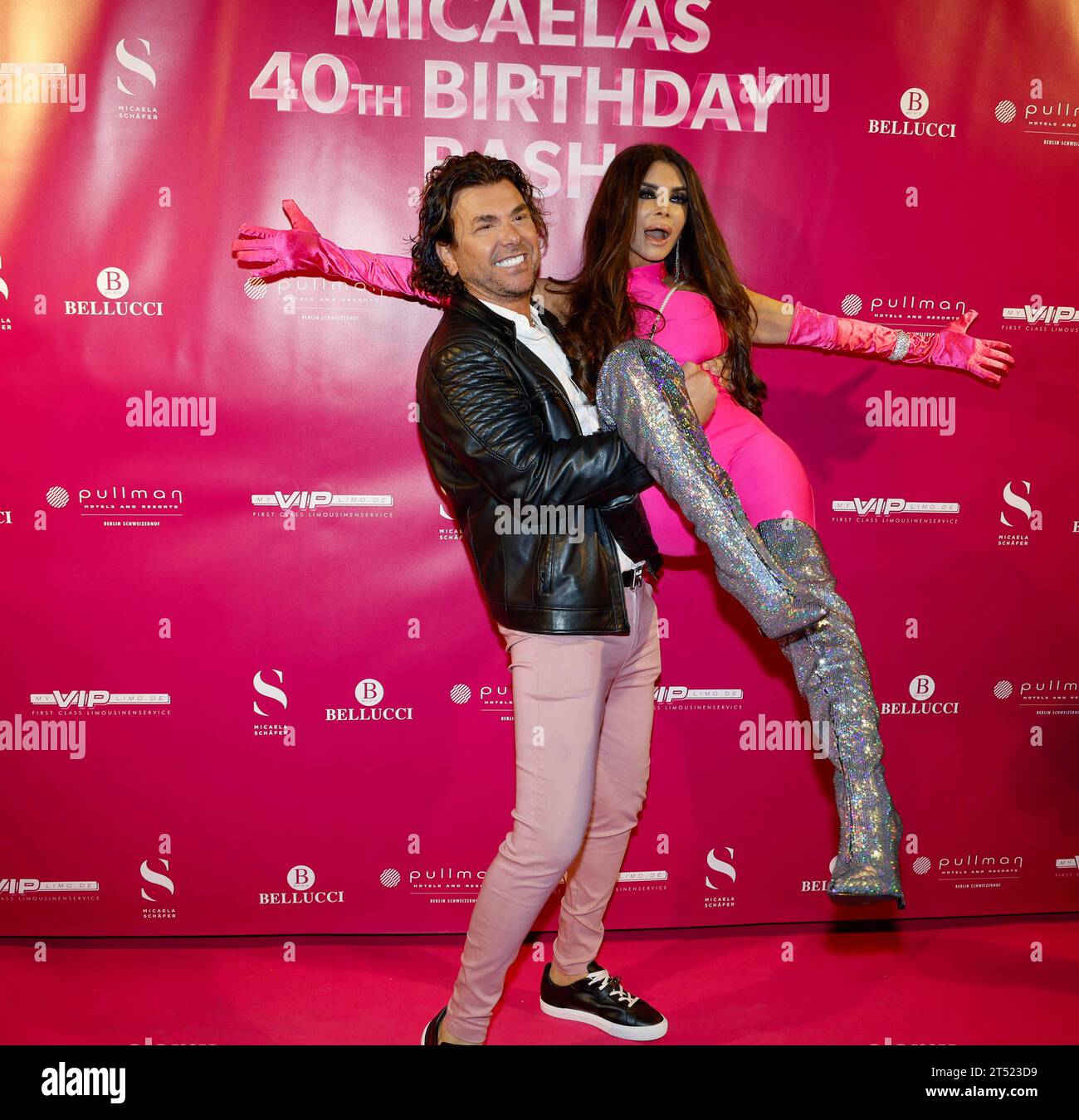 Ismet Atli, Kader Loth bei Micas 40th Birthday Bash Party im Bellucci ...