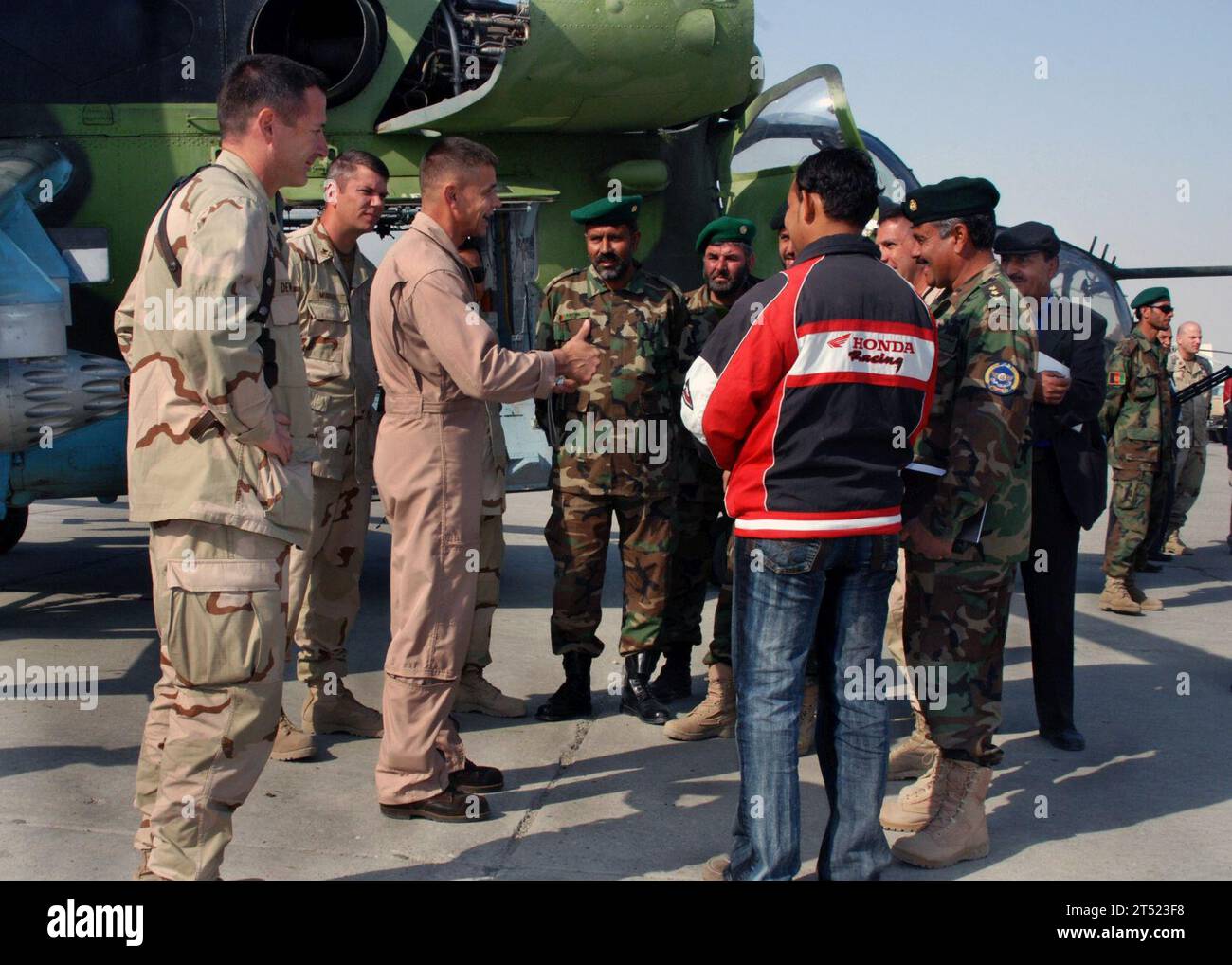 0710187415V-002 KABUL, Afghanistan (Oct. 18, 2007) - Rear Adm. Douglas ...