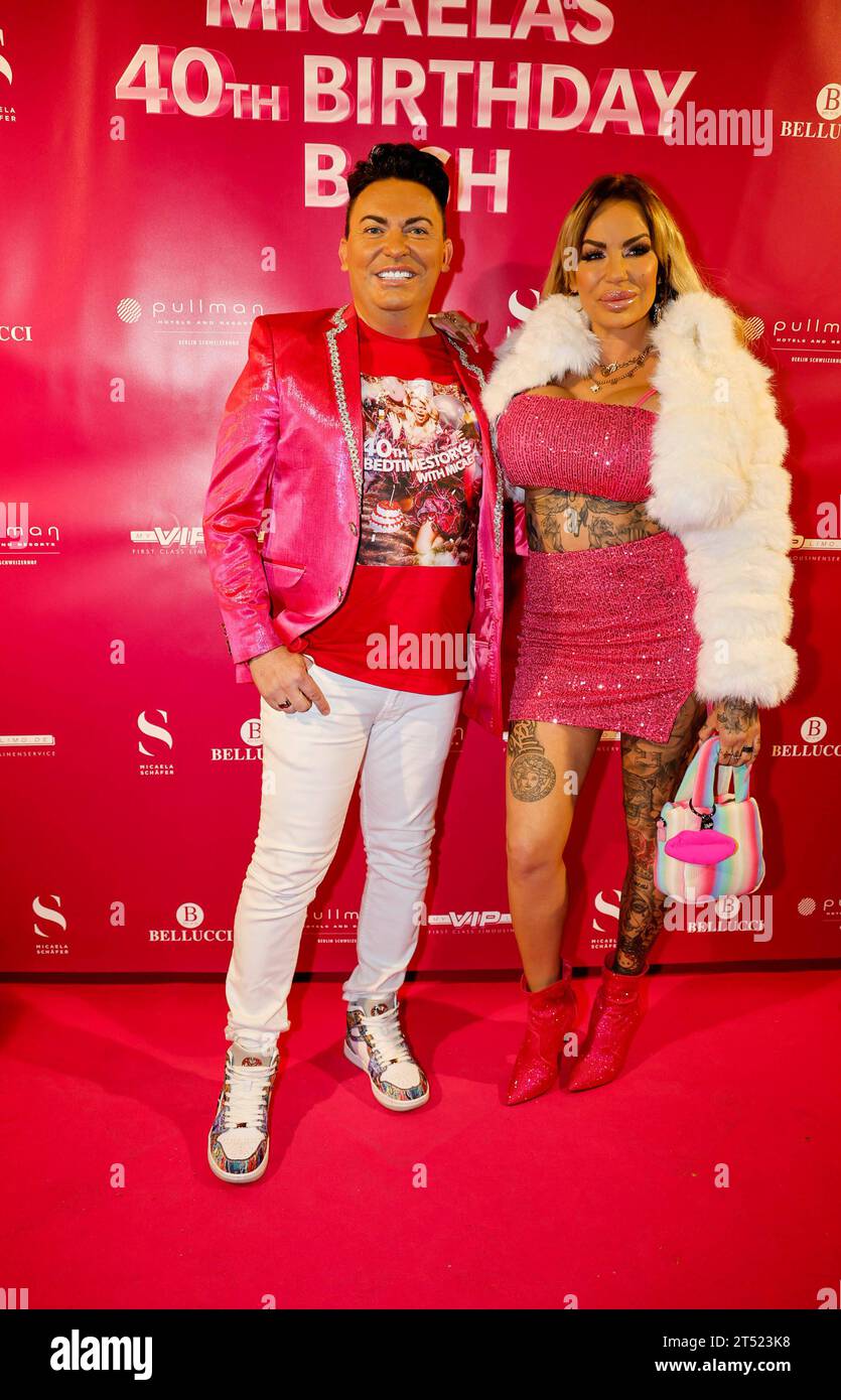 Matthias Mangiapane, Gina Lohfink bei Micas 40th Birthday Bash Party im ...
