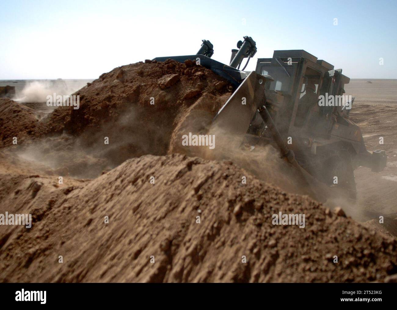 Afghanistan, Alpha Company, d7 up-armored bulldozer, Helmand Province ...