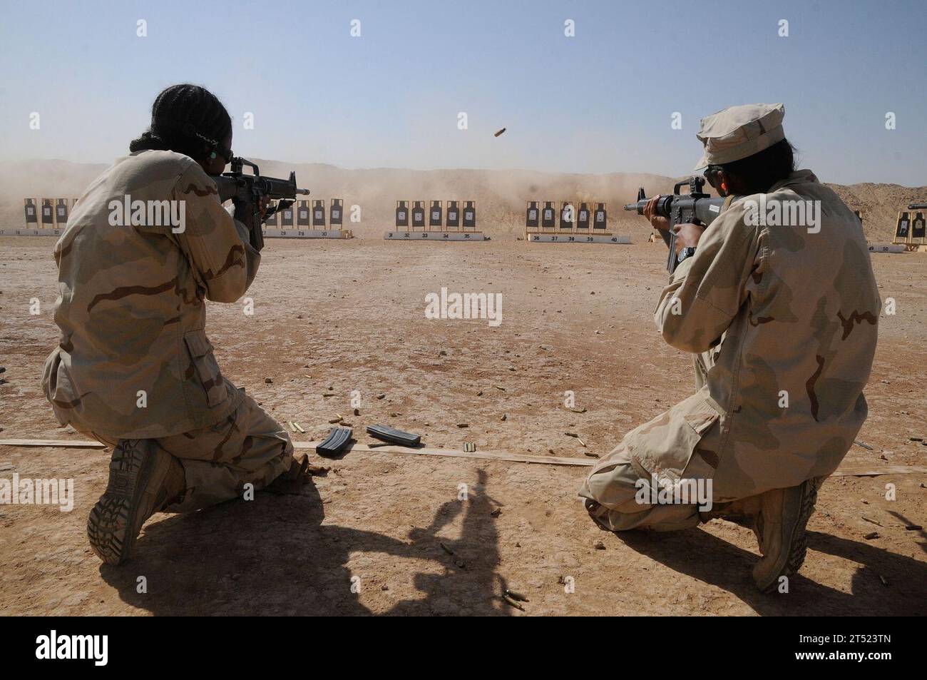 Afghanistan, Camp Leatherneck, M16 rifle qualification, Naval Mobile ...