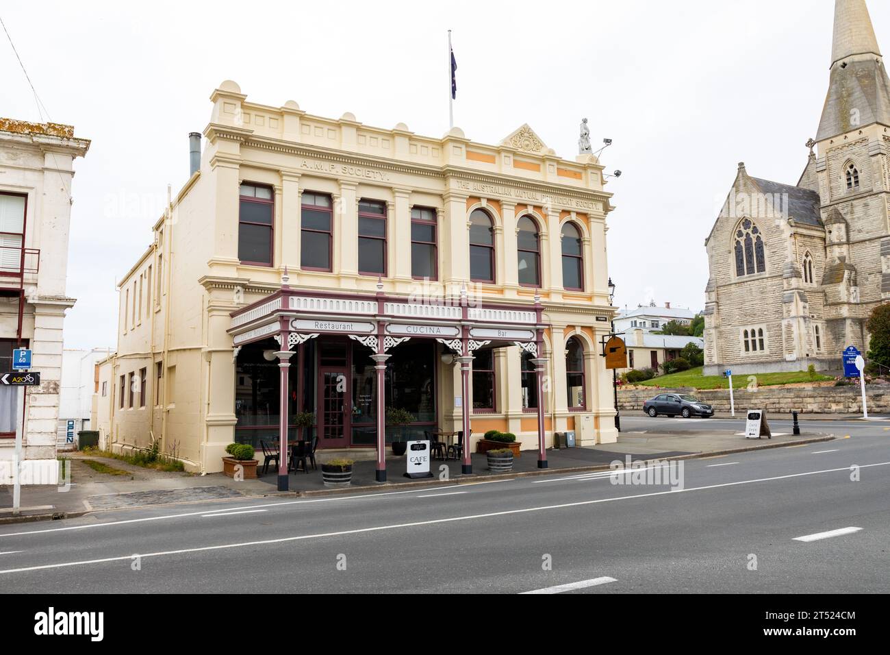 Oamaru has been built between the rolling hills of limestone and short ...