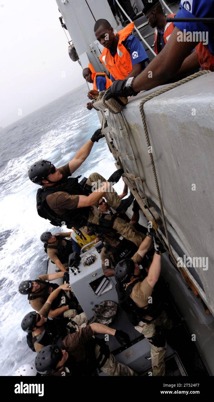 Africa Partnership Station (APS) West, board, Nigerian Buoy Tender NNS ...