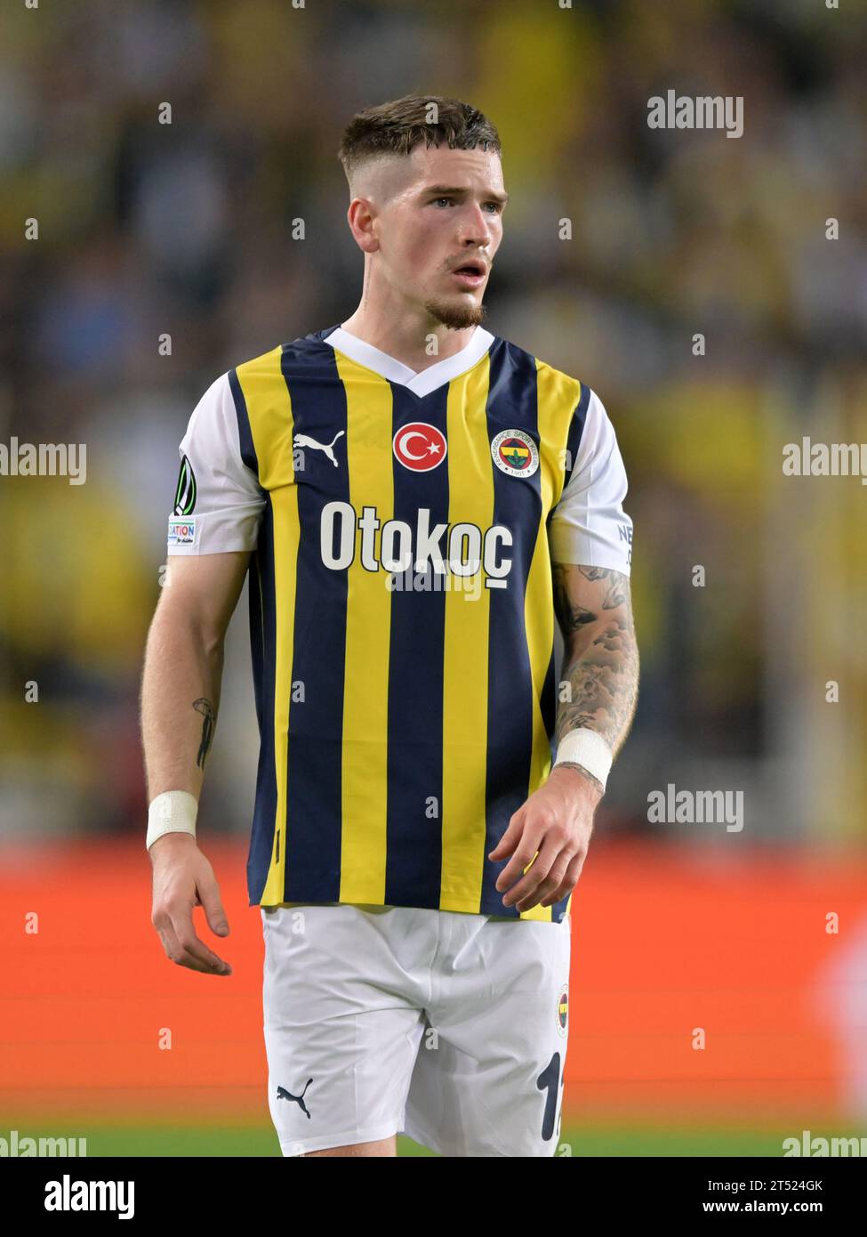 ISTANBUL - Ryan Kent of Fenerbahce SK during the UEFA Conference League ...