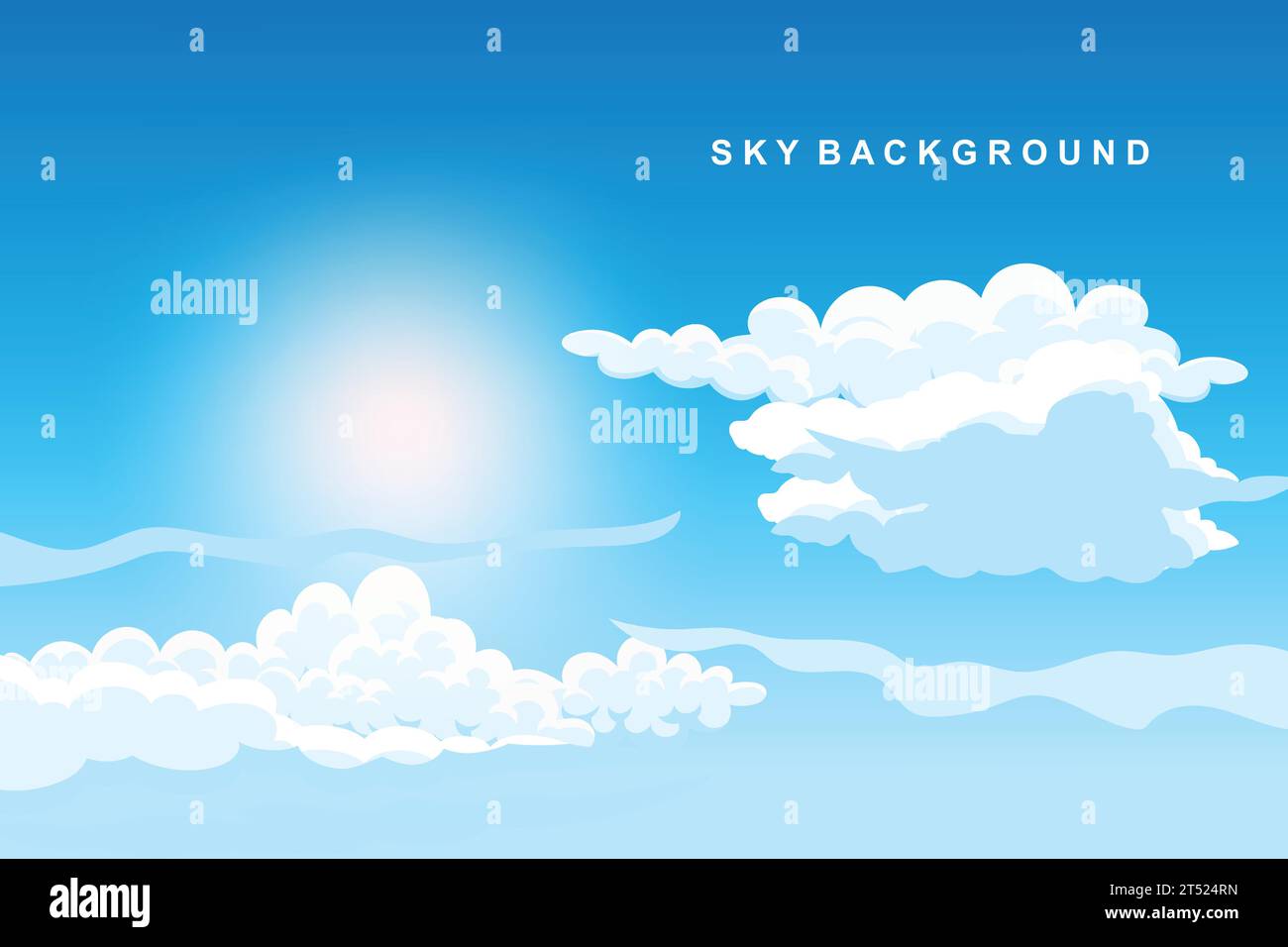 Sunlight sky background Stock Vector Images - Alamy