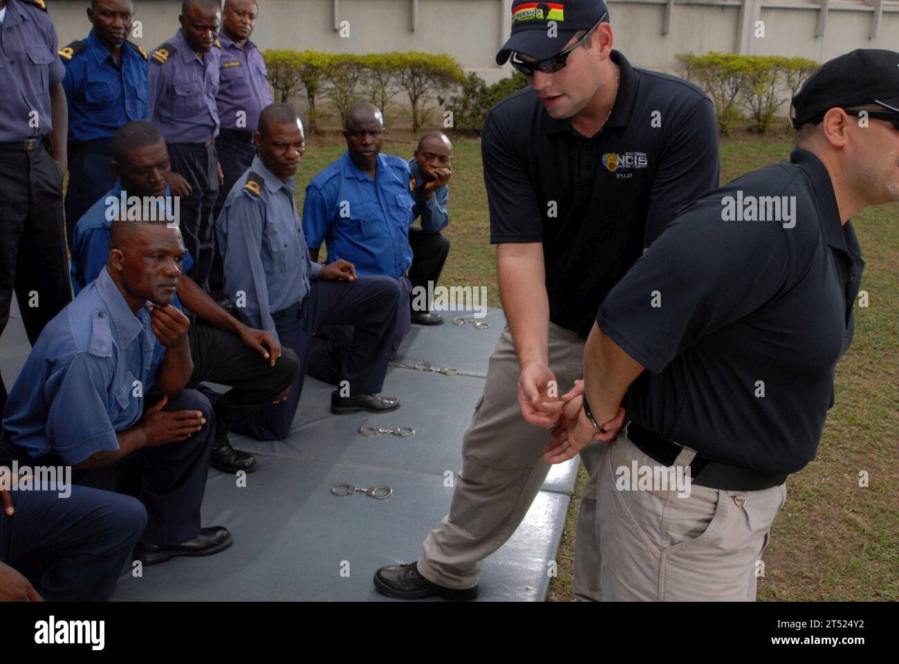 0903231688B-047 LAGOS, Nigeria (March 23, 2009) Chief Masters at Arms ...