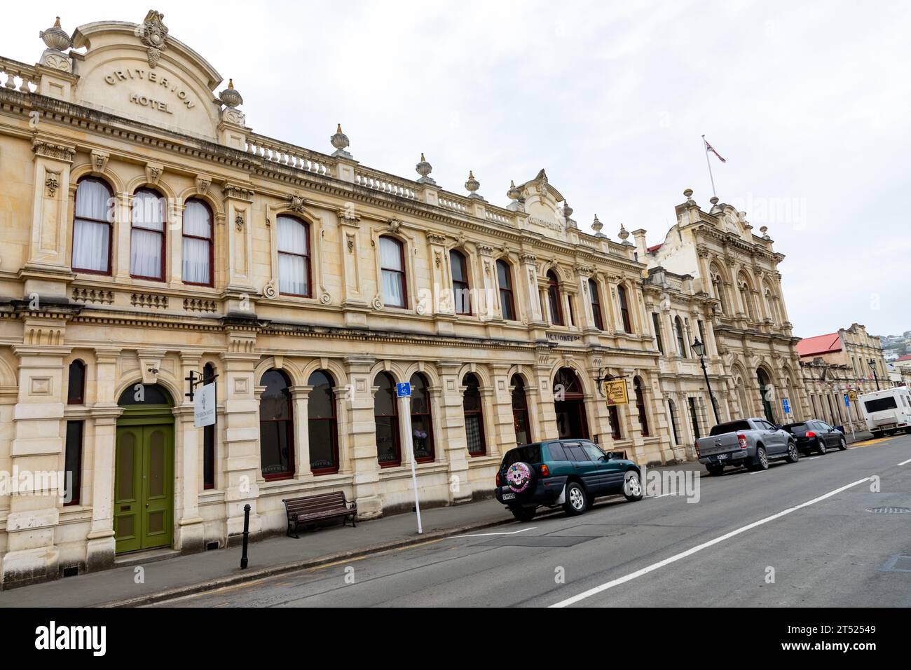 Oamaru has been built between the rolling hills of limestone and short ...