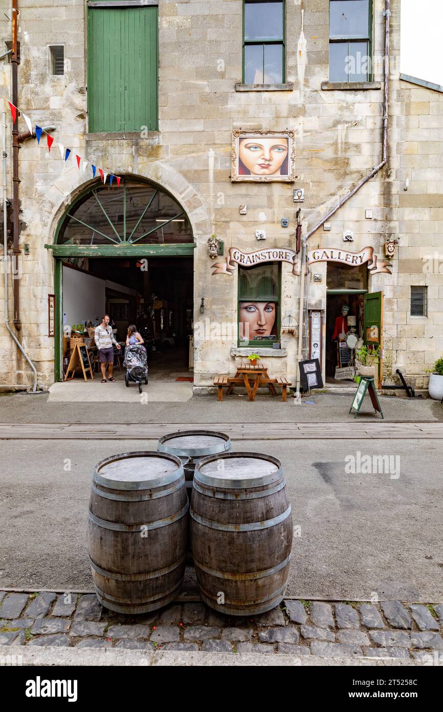 Oamaru has been built between the rolling hills of limestone and short ...