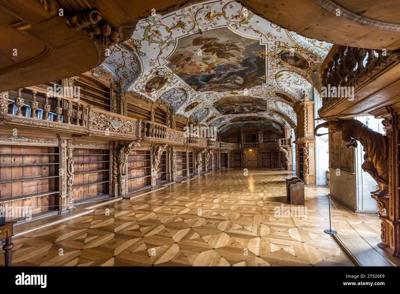 The Waldsassen Abbey Library in the Cistercian Abbey is one of the most ...