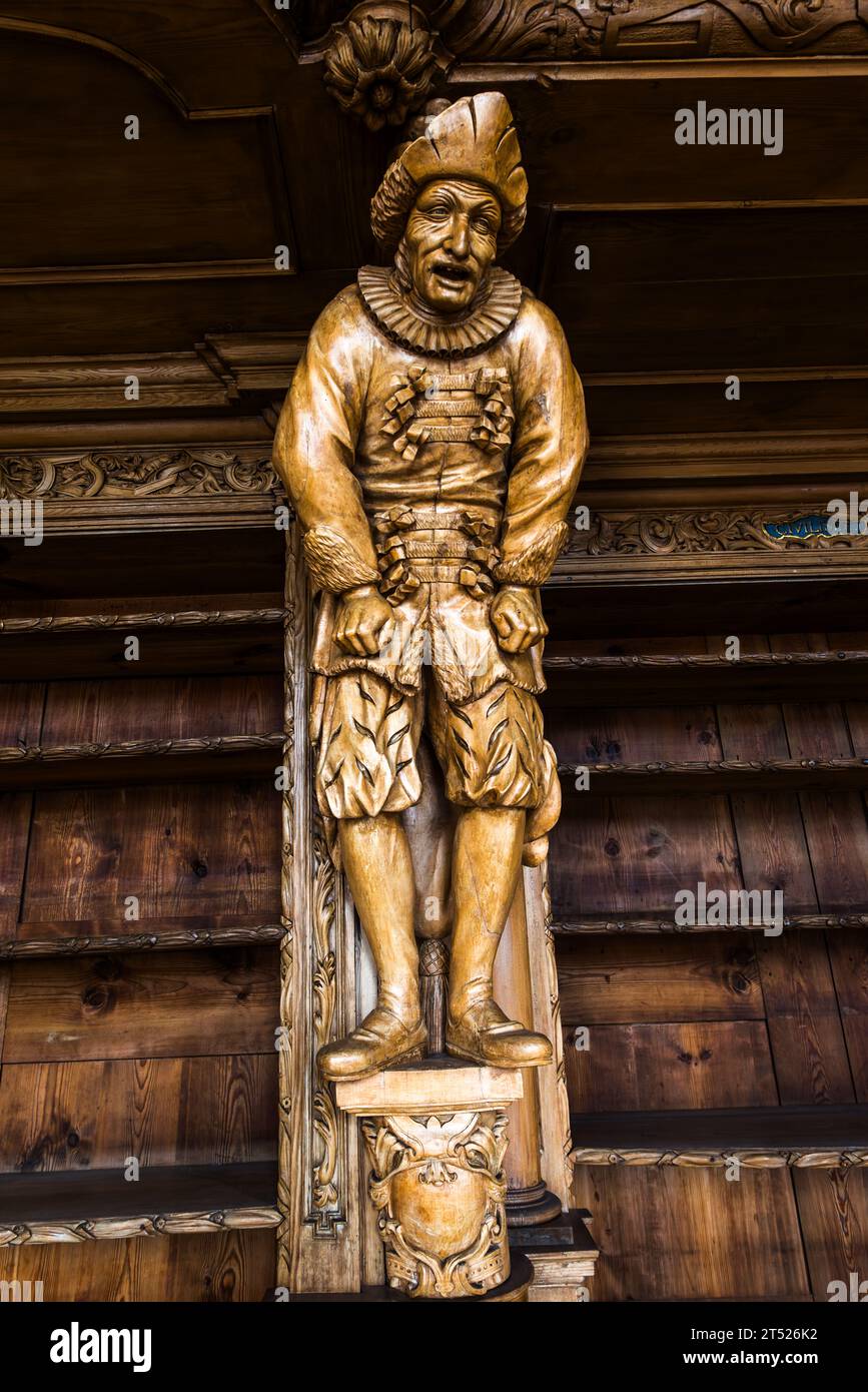 Figure of Mockery by Karl Stilp around 1725 Waldsassen Abbey Library ...