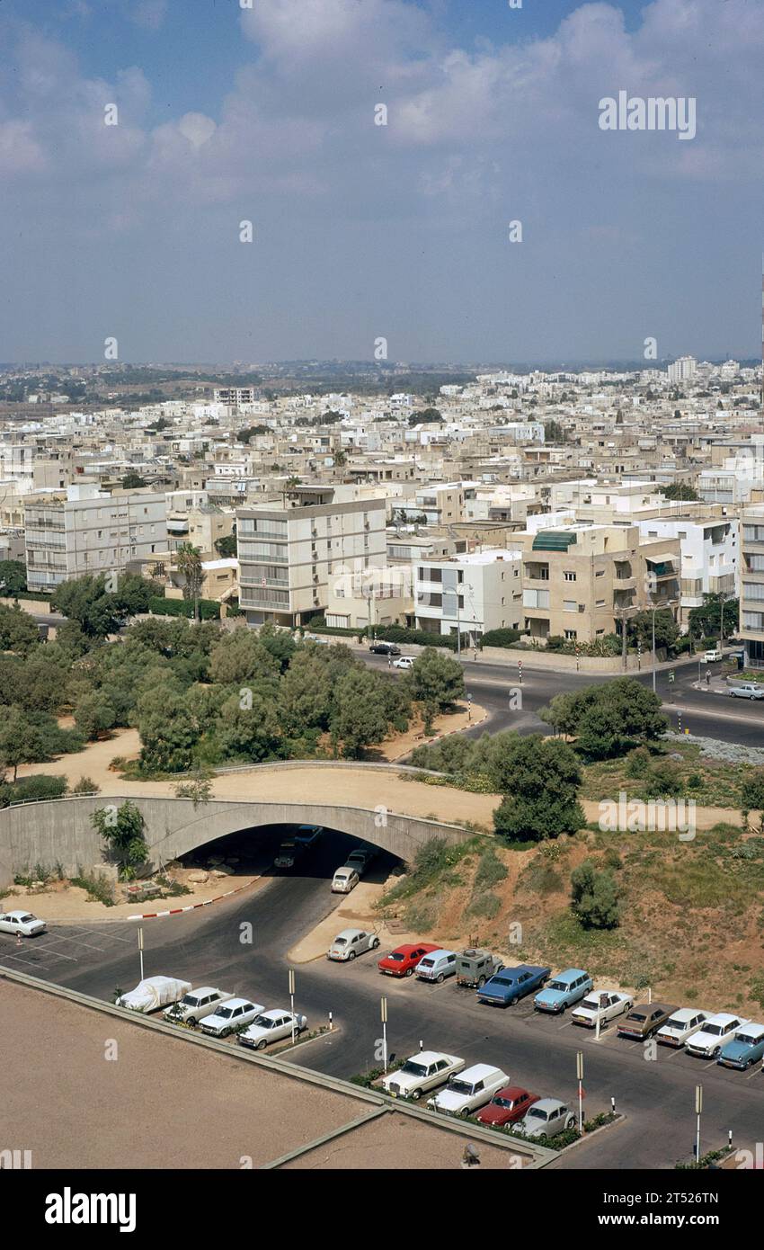 Cityscape, Tel-Aviv, Israel, Bernard Gotfryd, 1971 Stock Photo - Alamy