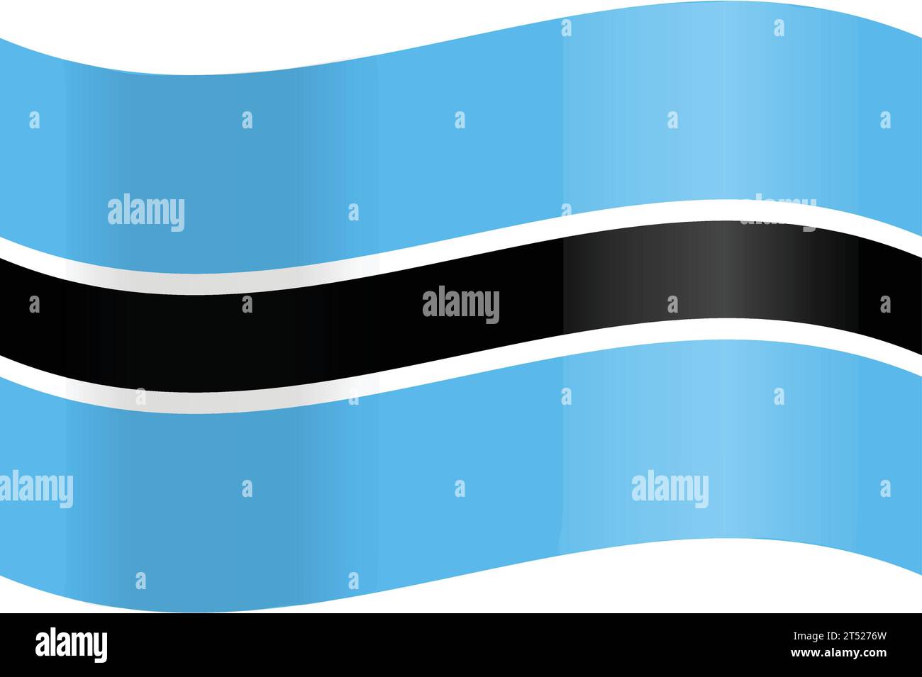 The Botswana flag nation's vector flag Stock Vector Image & Art - Alamy