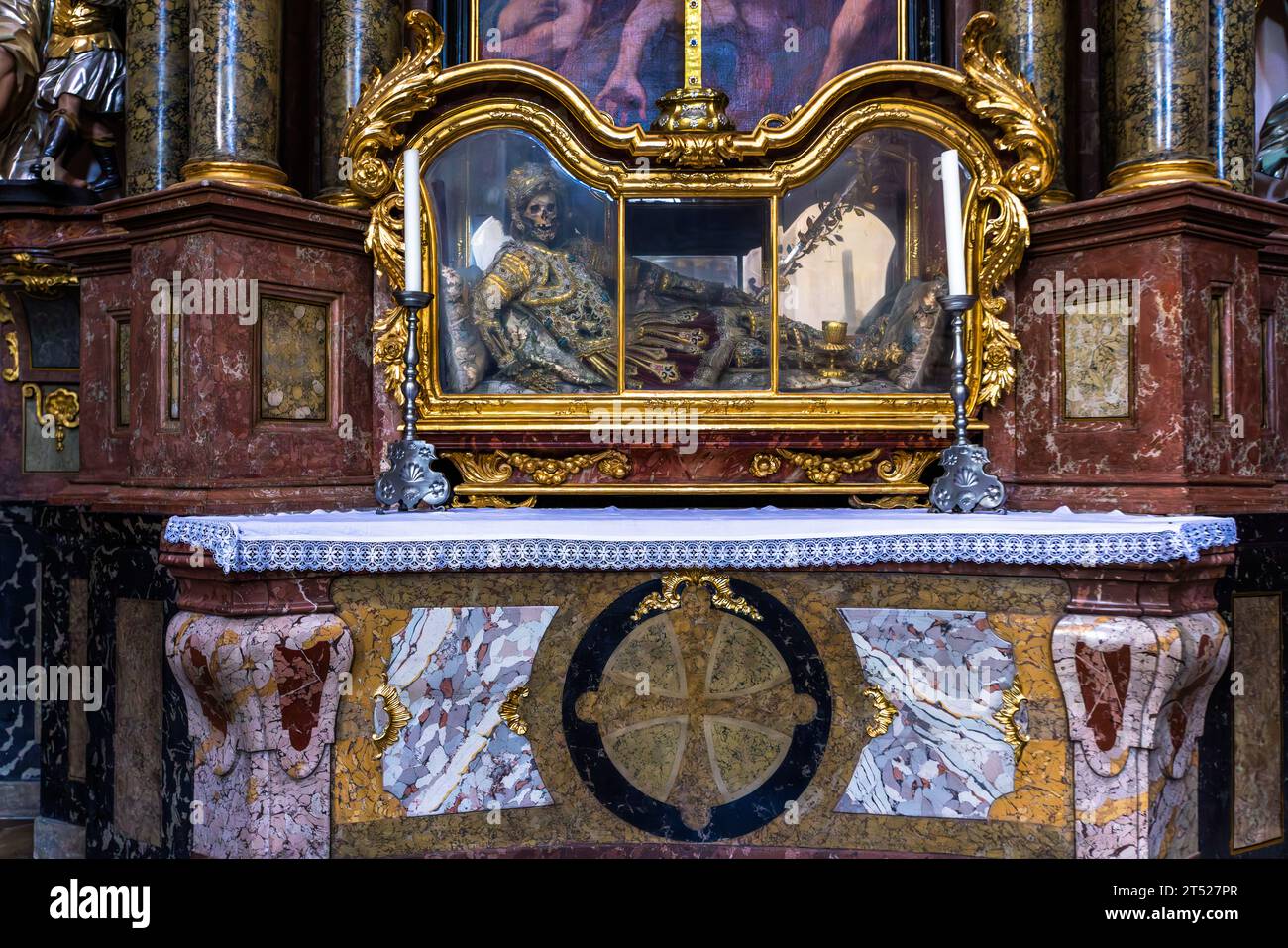 The catacomb saint Theodosius. With a breastplate, sometimes a sword ...