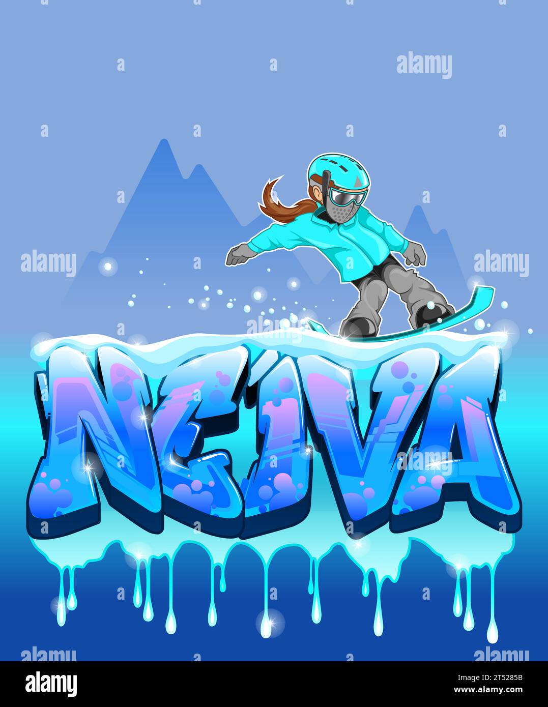 Title graffiti Stock Vector Images - Alamy