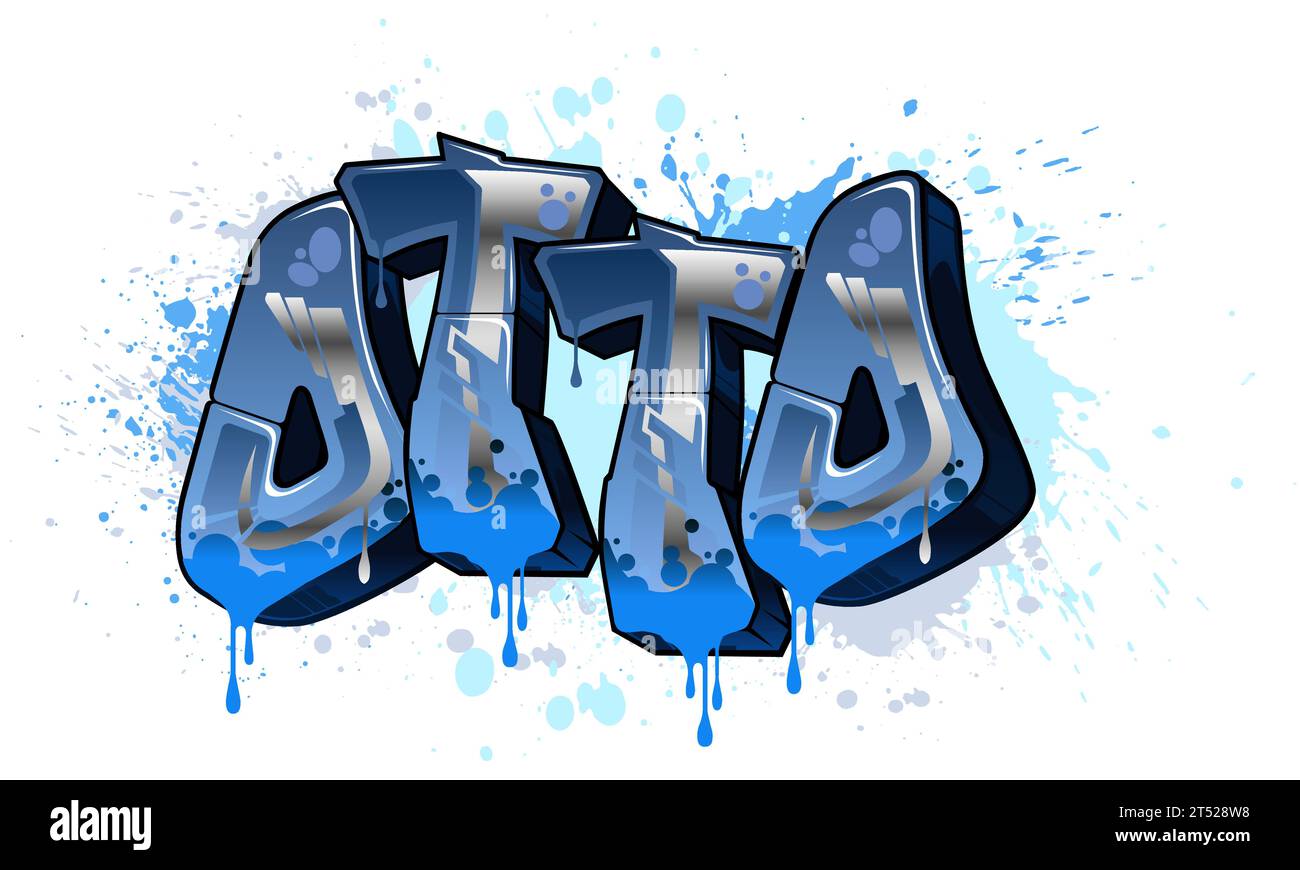 Otto - Graffiti Styled Urban Street Stock Vector Image & Art - Alamy