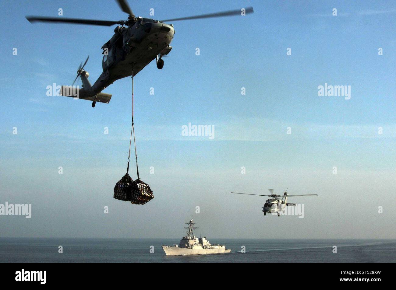 0911043038W-340 GULF OF OMAN (Nov. 4, 2009) Two MH-60S Sea Hawk ...
