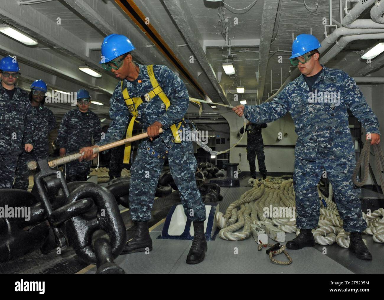 aircraft carrier, anchor chain, CVN 65, Sailors, Sea and Anchor, U.S ...