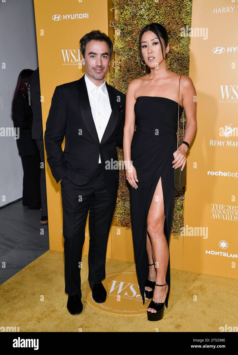 Fernando Garcia, left, and Laura Kim attend the WSJ. Magazine Innovator ...