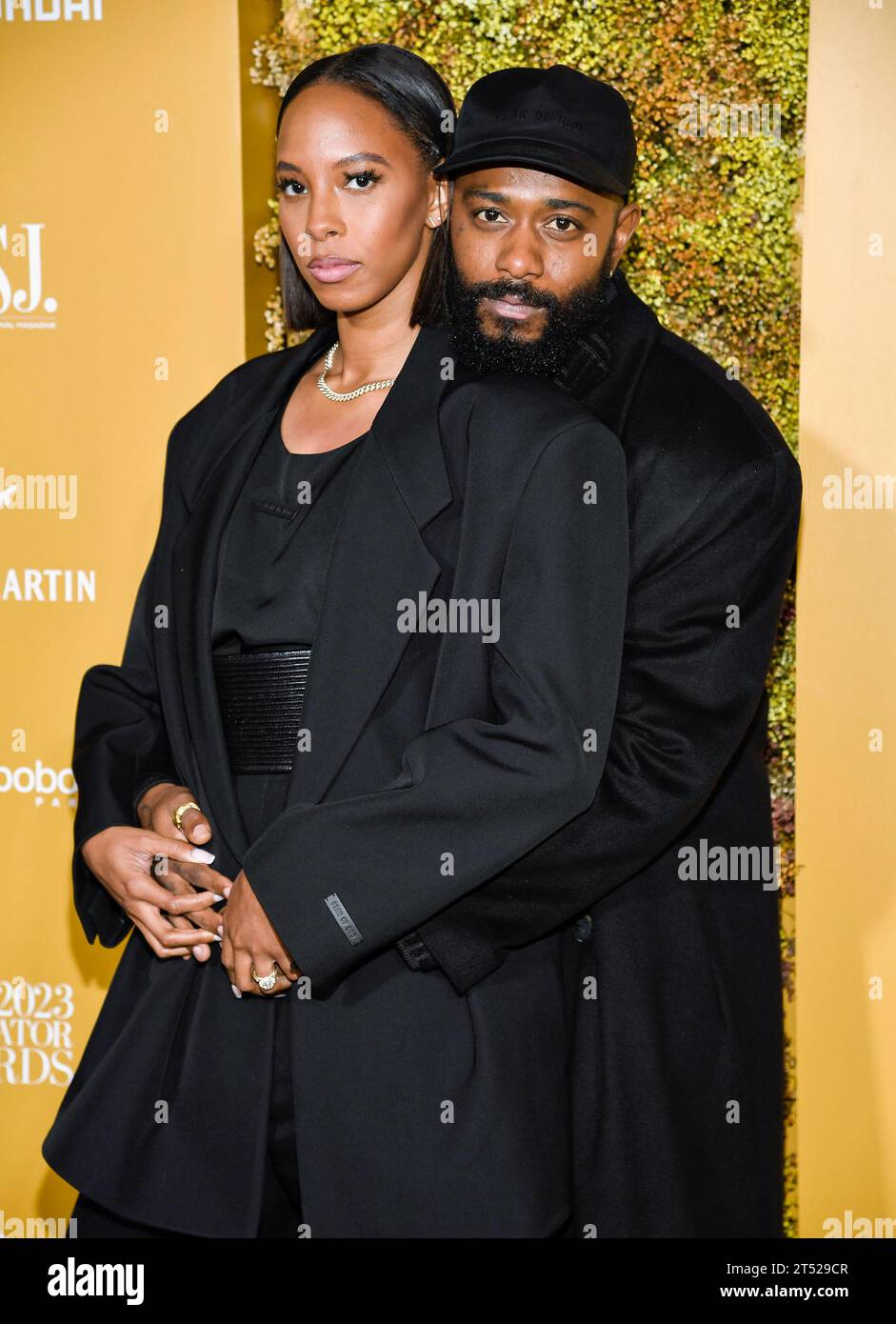 Kasmere Trice, left, and LaKeith Stanfield attend the WSJ. Magazine ...