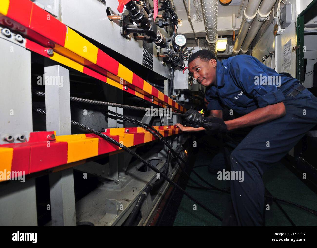 aircraft carrier, arresting engine, catapult cable, Norfolk, Sailor, U ...