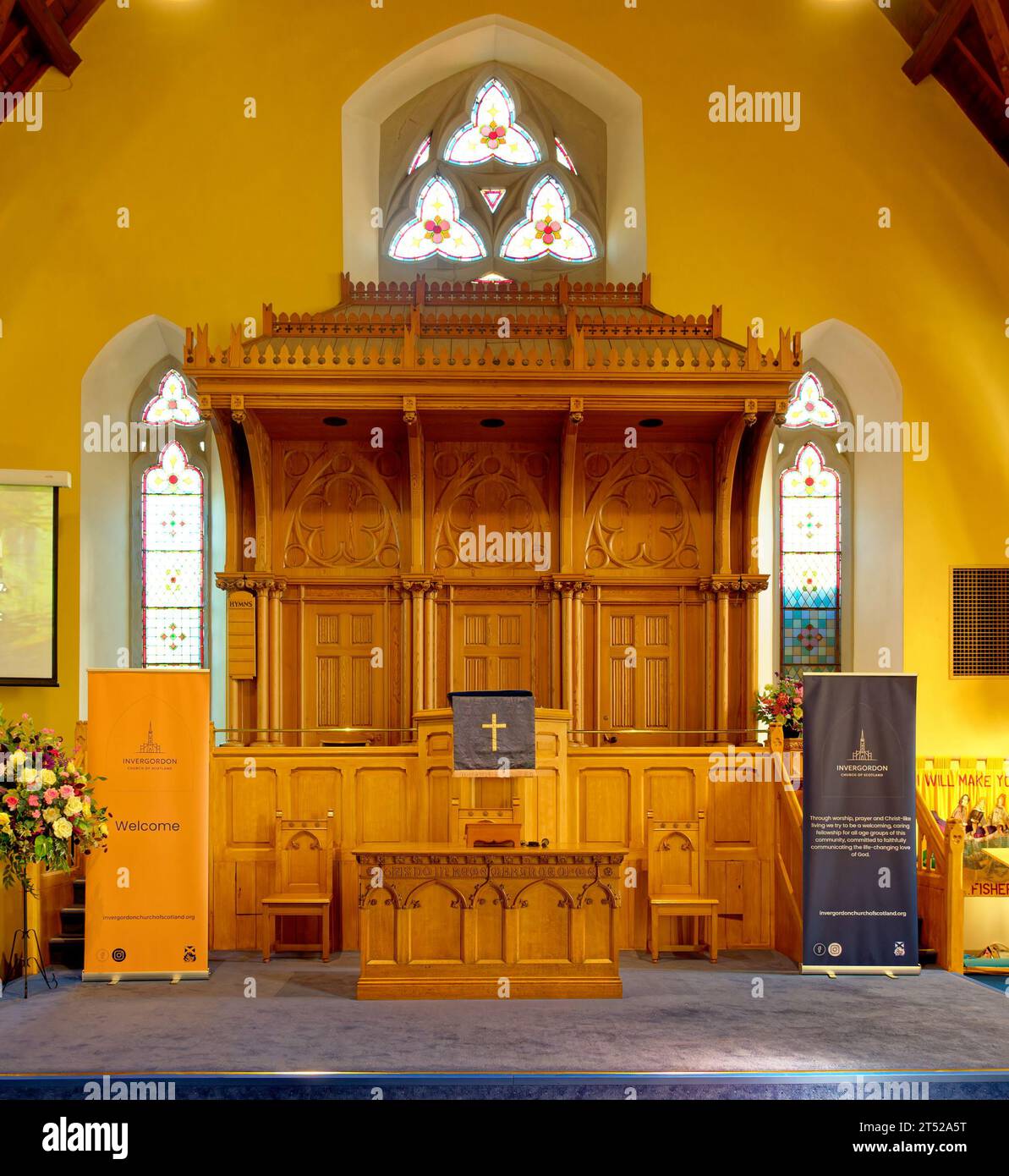 Invergordon church of scotland and seafarers centre hi-res stock ...