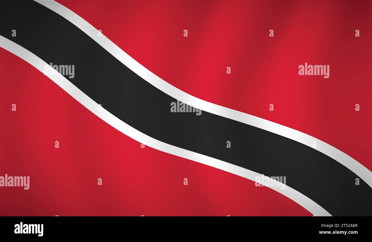 Trinidad and tobago flag background Royalty Free Vector Stock Vector ...