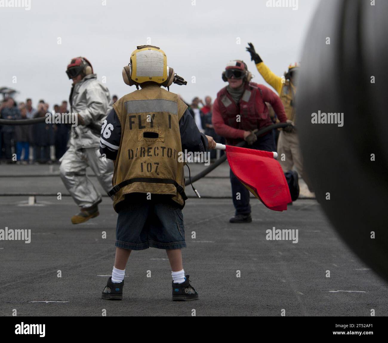 110613DR144-100 PACIFIC OCEAN (June 13, 2011) A sponsored tiger cruise ...