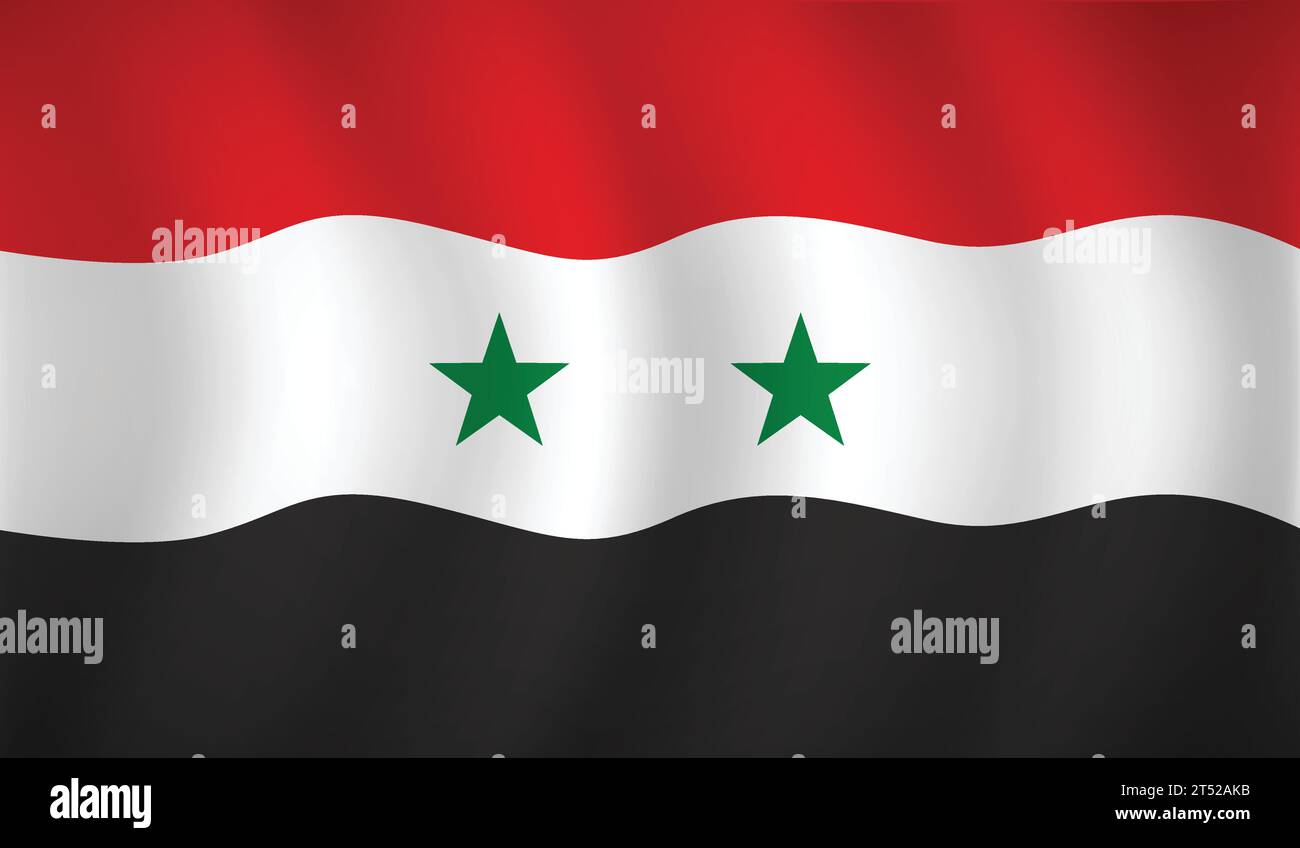 Syria flag background Royalty Free Vector Image Stock Vector Image ...
