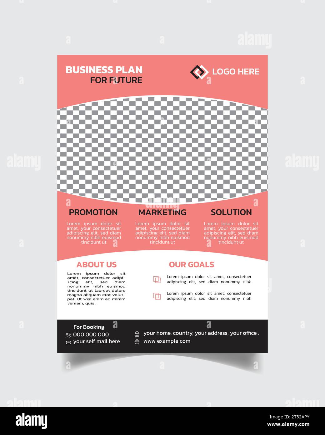 Unique modern trendy quality full corporate business flyer design ...