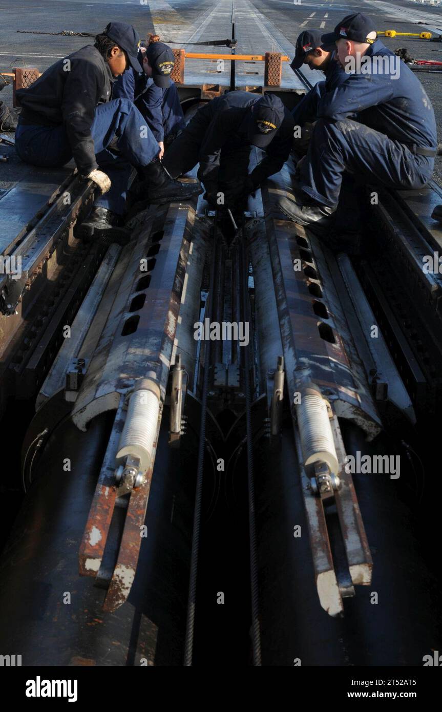 1011167605J-276 SAN DIEGO (Nov. 16, 2010) Sailors aboard the aircraft ...