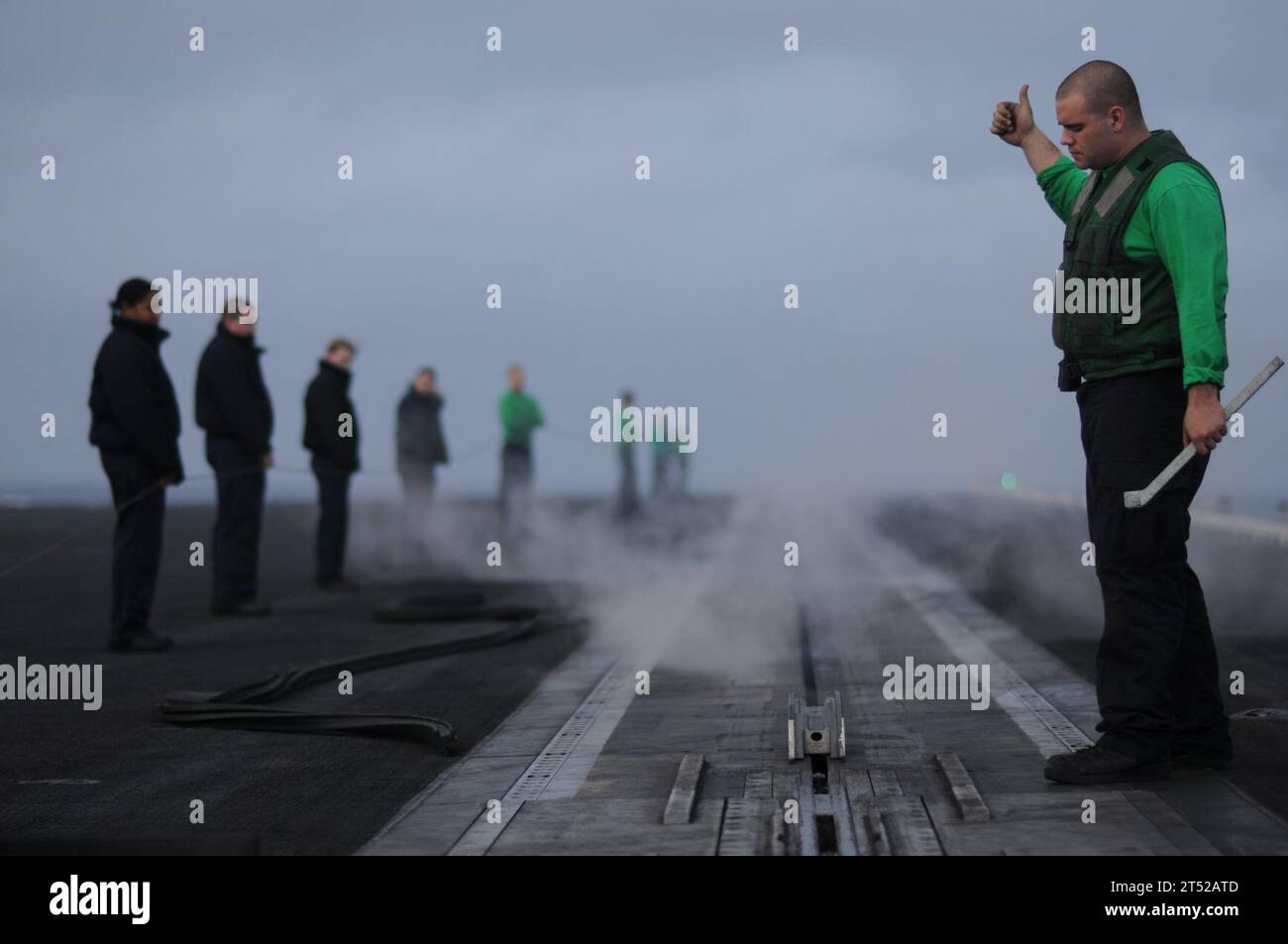 aircraft carrier, catapult, USS Nimitz Stock Photo - Alamy