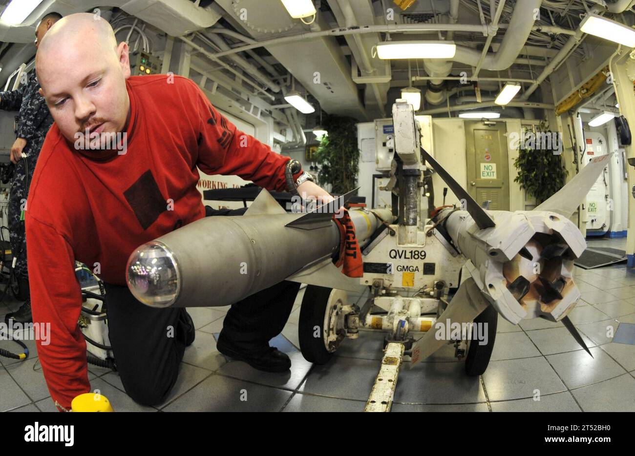 aircraft carrier, CVN 75, operational testing, ordnance, Sailors, U.S ...