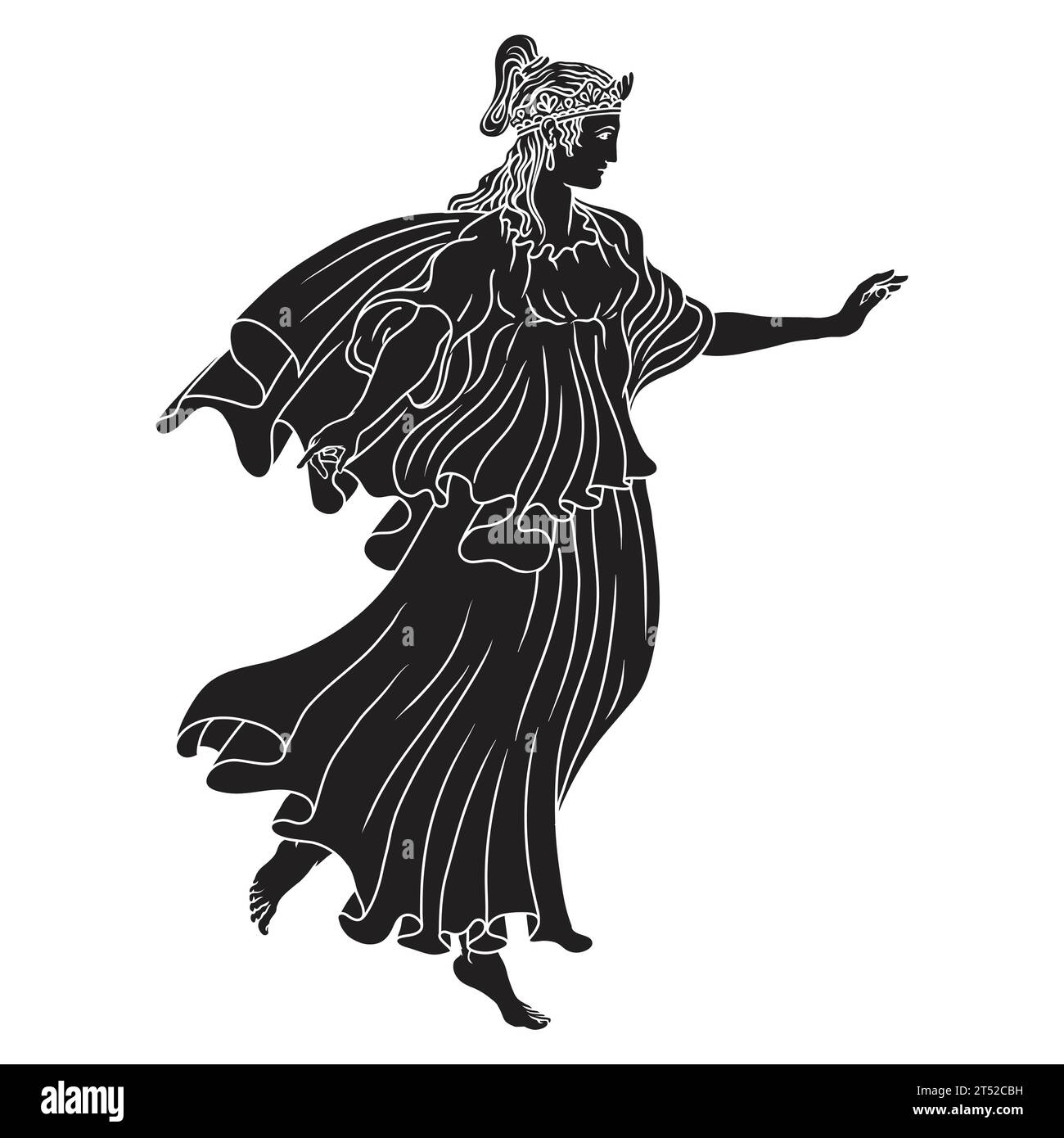 Goddess of dance Stock Vector Images - Alamy