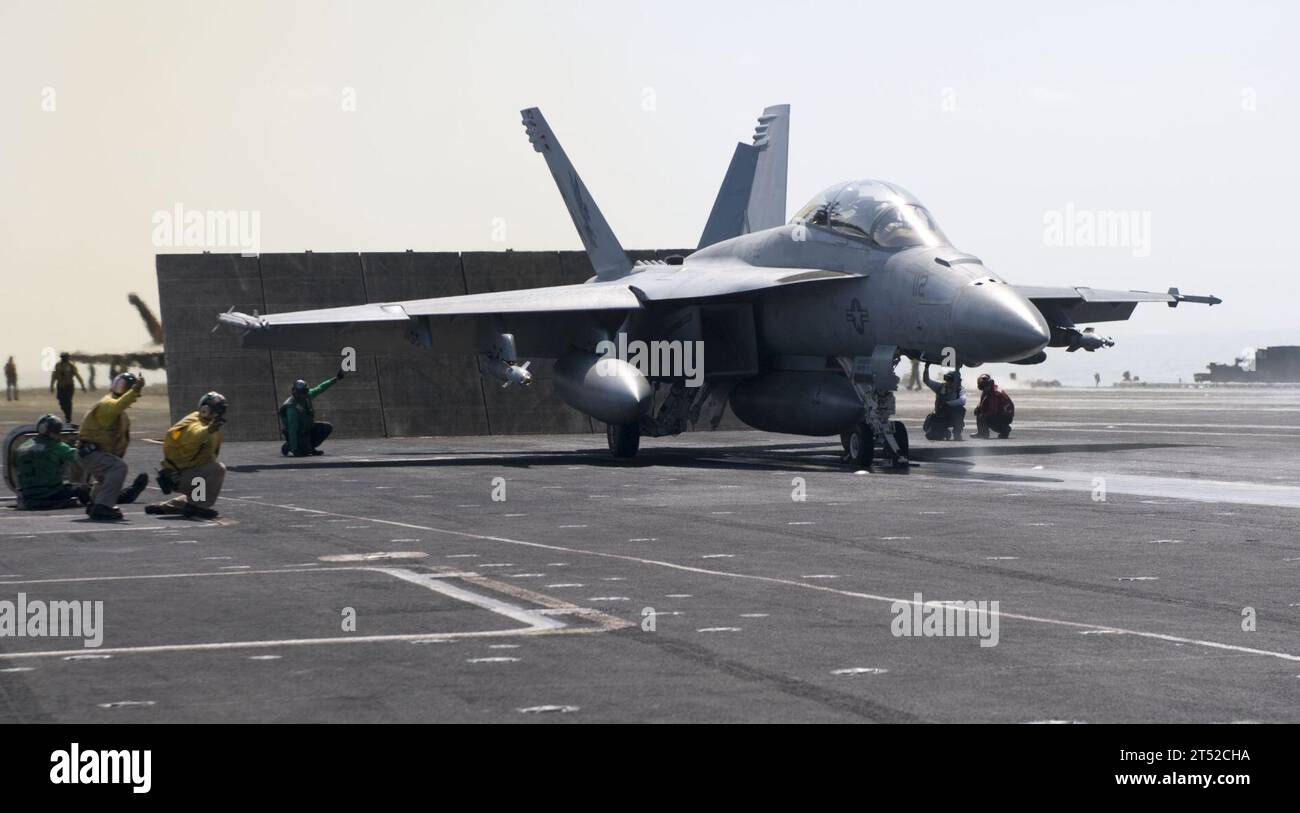 aircraft carrier, F/A-18F Super Hornet, flight deck, Launch, navy ...