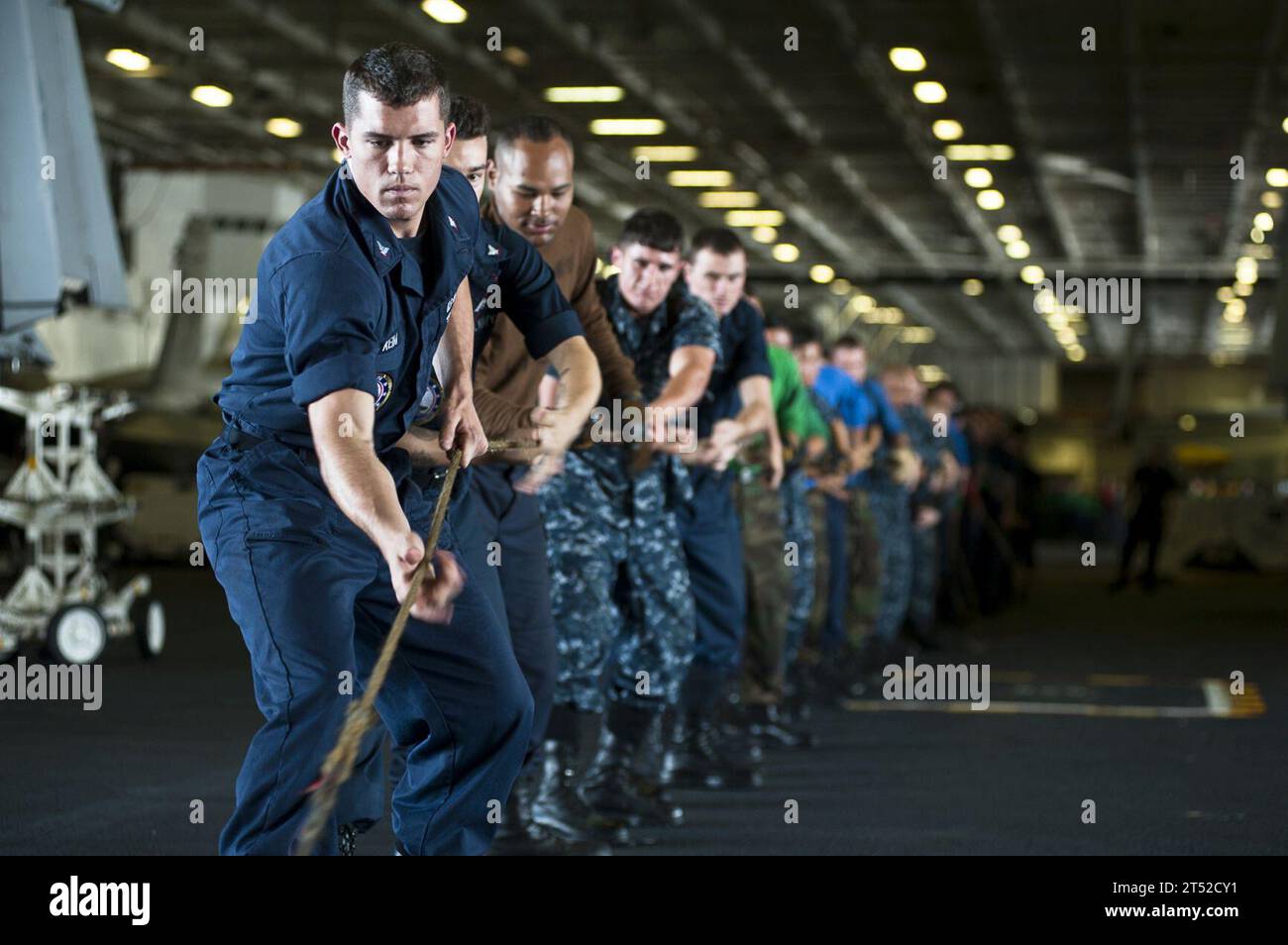 aircraft carrier, flight deck, line handling, RAS, Sailors, U.S. Navy ...