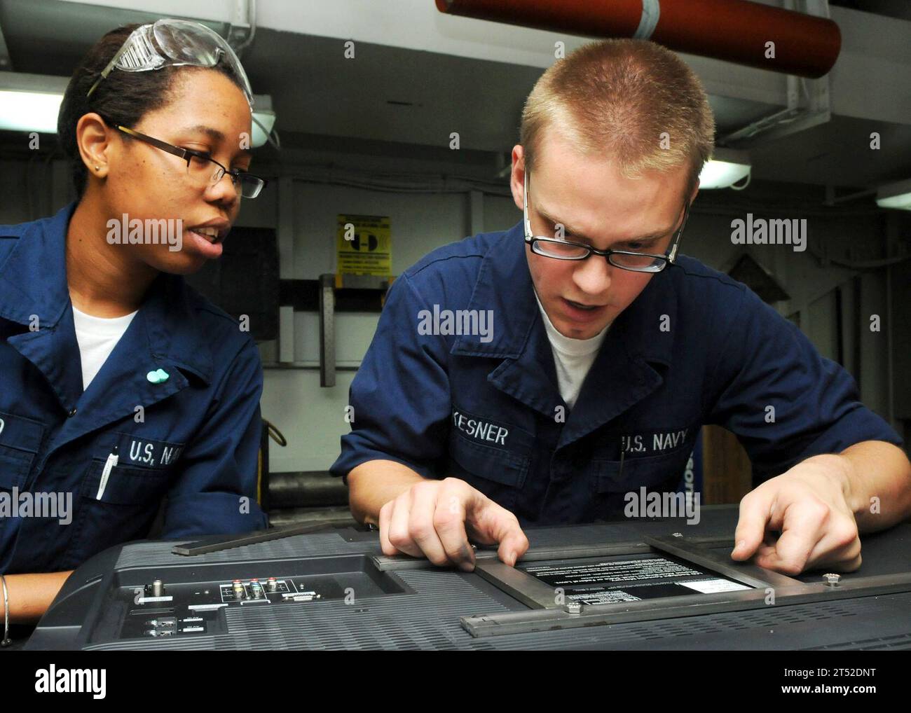 aircraft carrier, maintenance, navy, people, U.S. Navy, USS Ronald ...