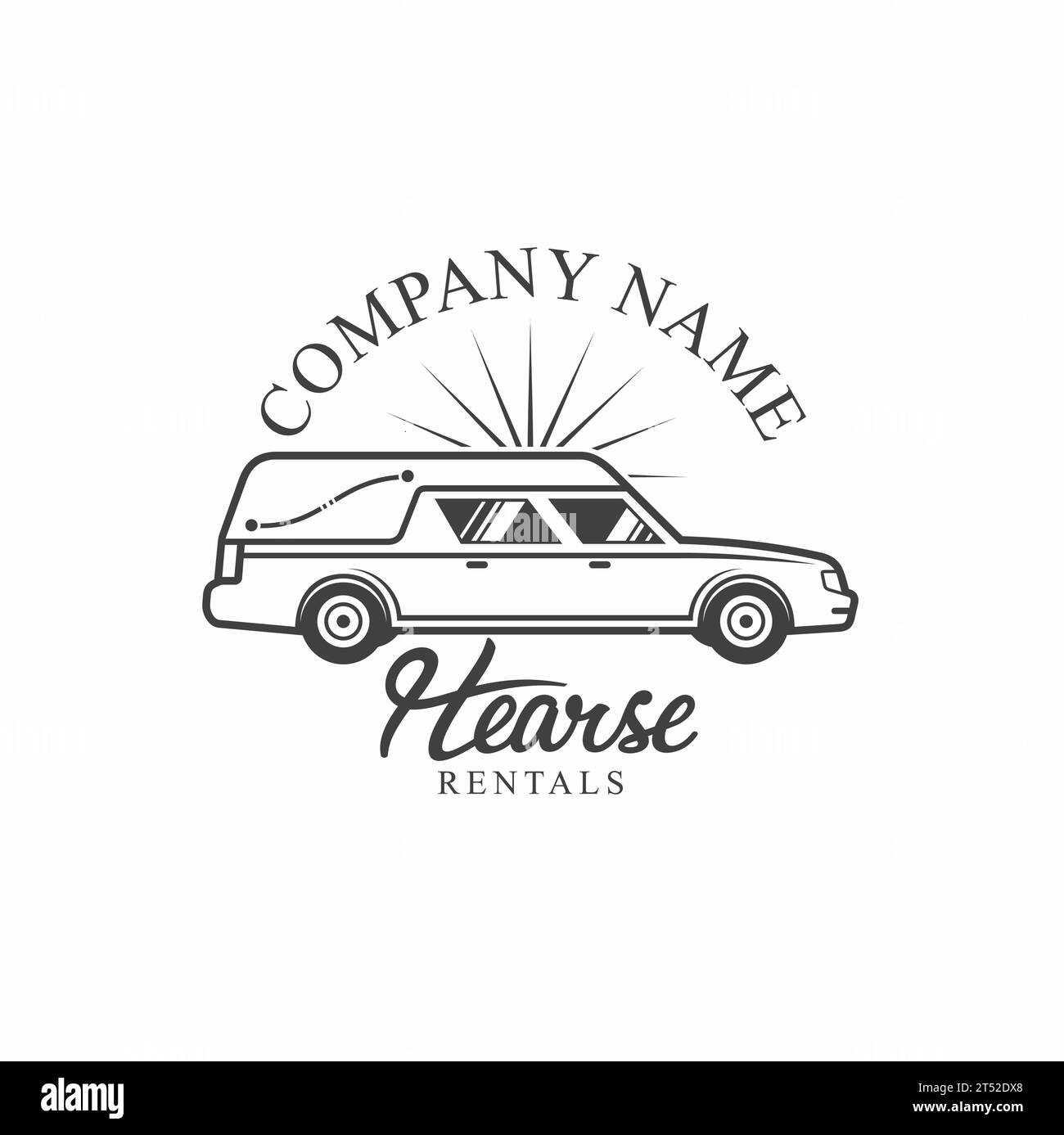Hearse Stock Vector Images - Alamy
