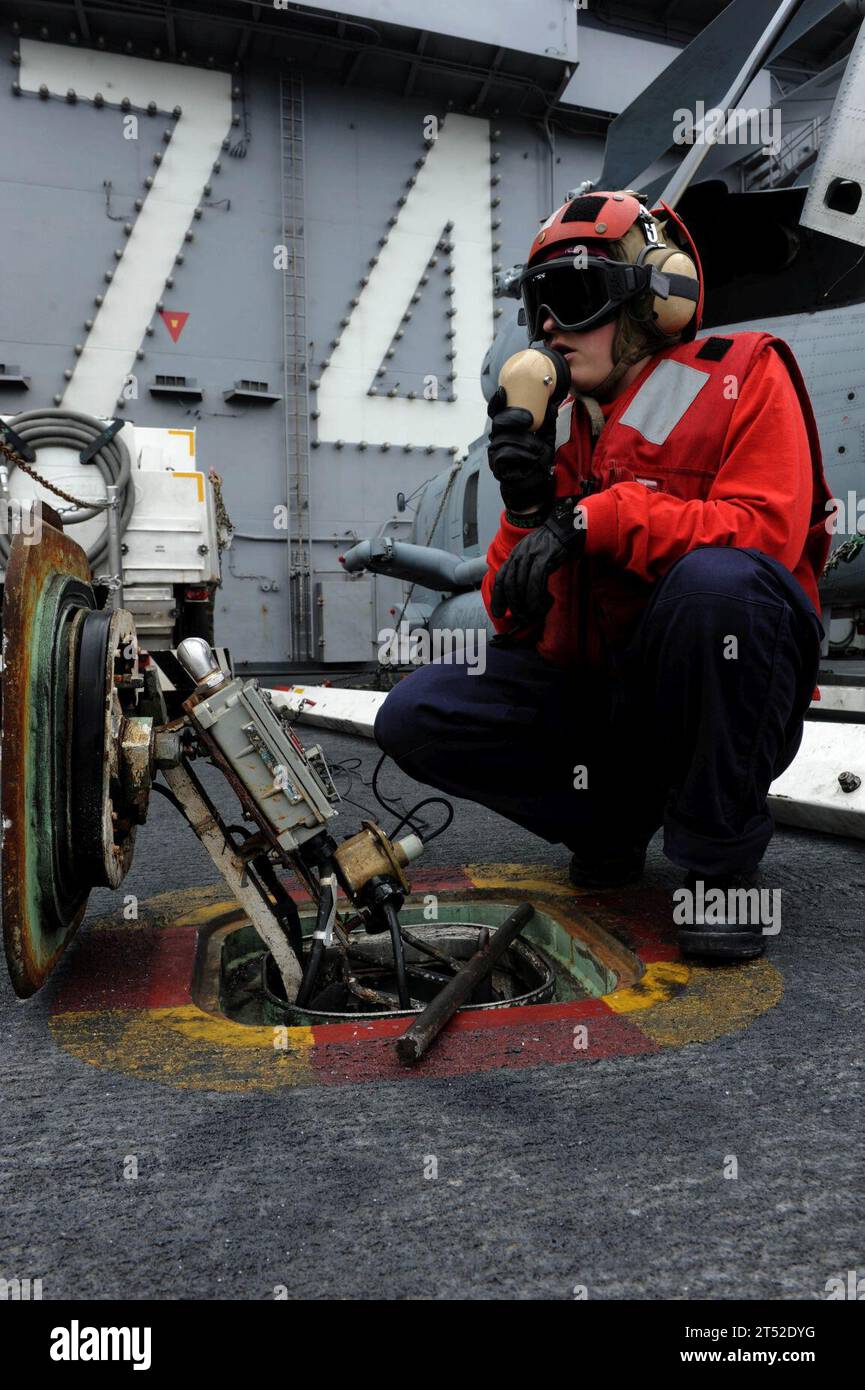 aircraft carrier, navy, Nimitz-class, U.S. Navy, upper weapons elevator ...