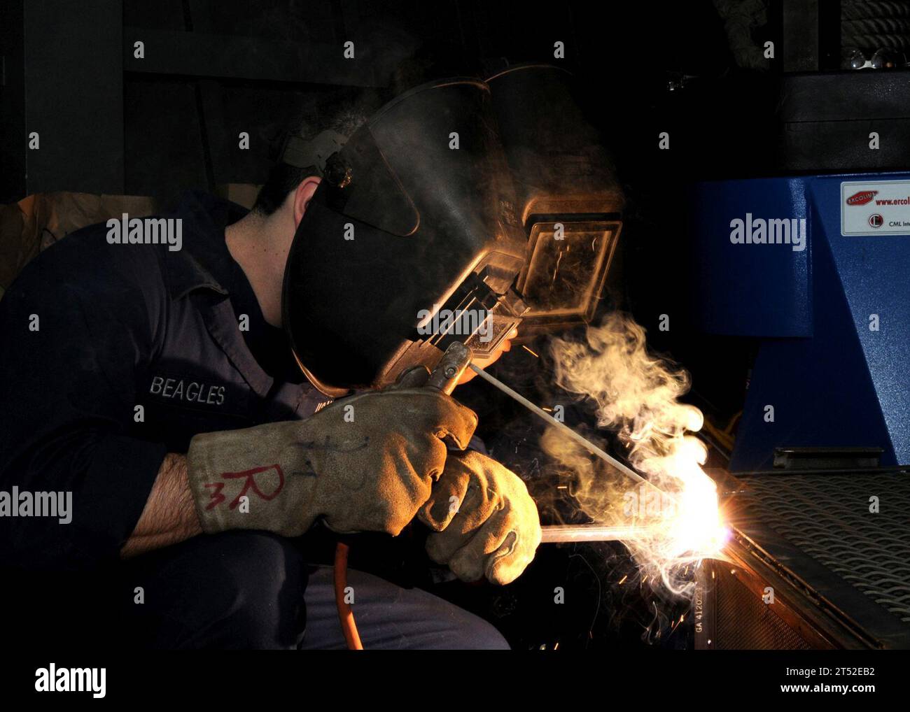 aircraft carrier, pipe shop, Sailors, U.S. Navy, USS George H.W. Bush ...