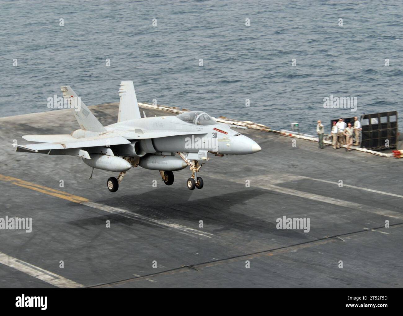 110722SG869-303 GULF OF ADEN (July 22, 2011) An F/A-18C Hornet assigned ...