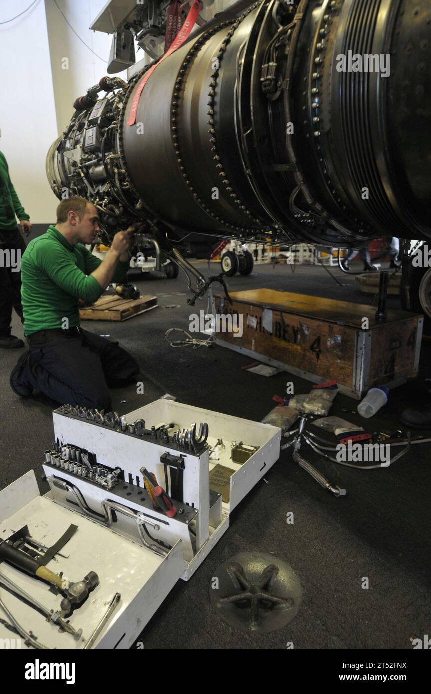 aircraft, aircraft carrier, maintenance, navy, U.S. Navy, USS Ronald ...