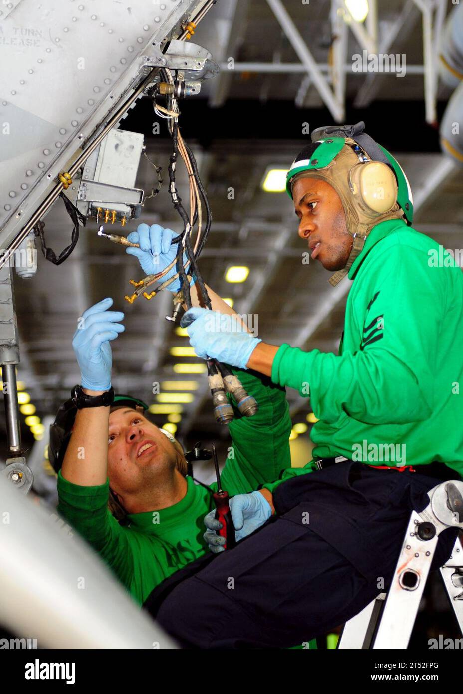 aircraft, aircraft carrier, maintenance, Sailors, U.S. Navy, USS Ronald ...