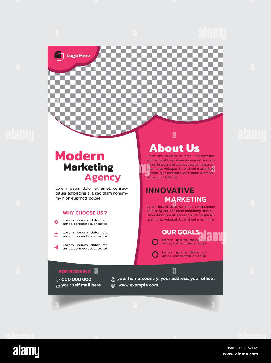 Creative dl flyer Stock Vector Images - Alamy